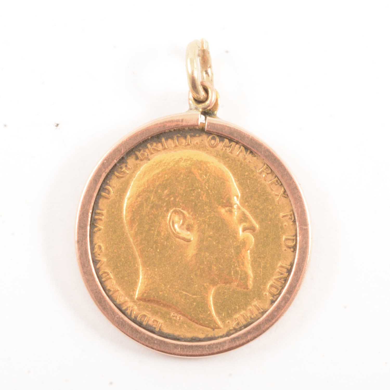 Lot 138 - A Gold Full Sovereign Coin pendant.,