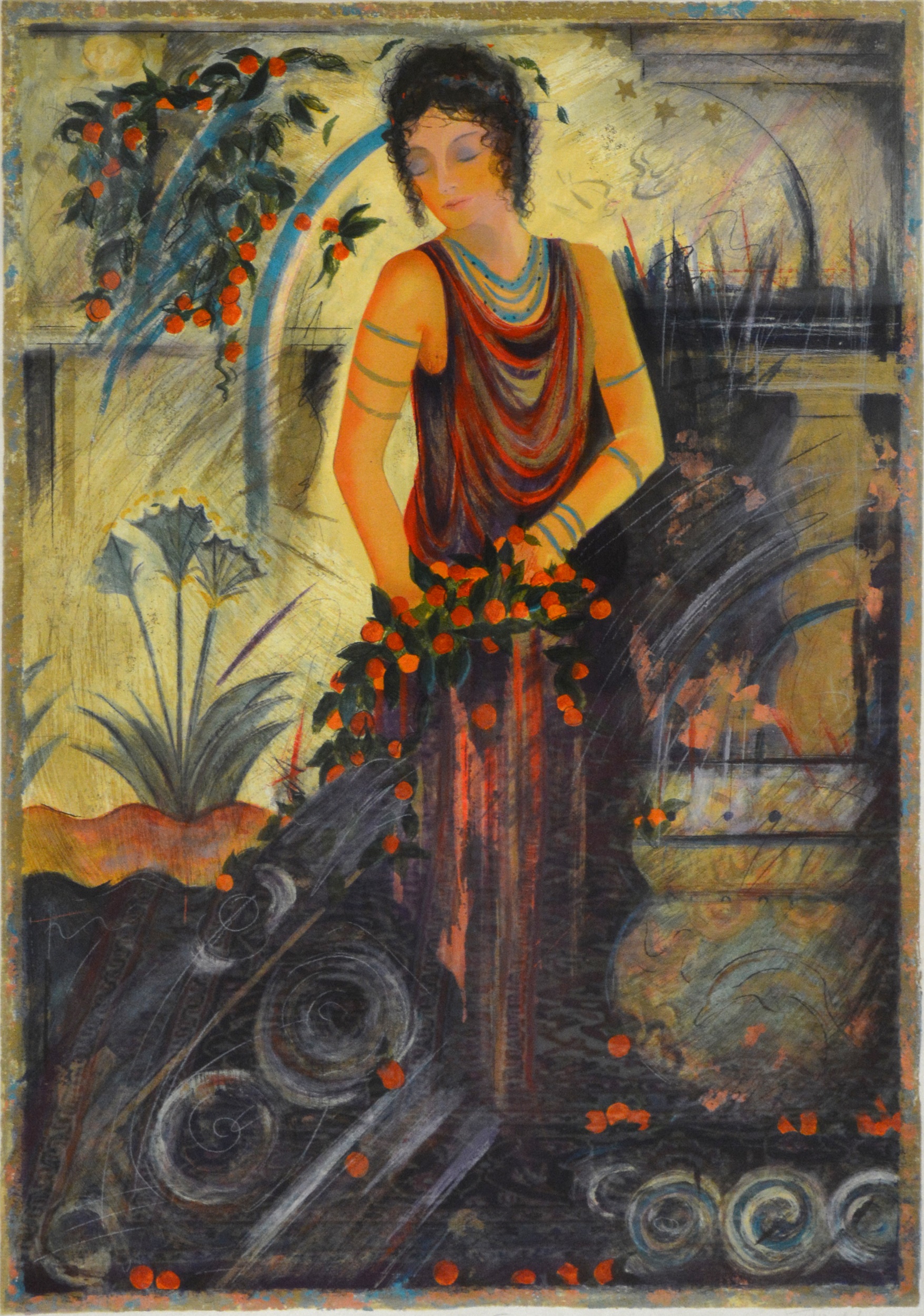 Lot 411 - Janet Treby, Olympian Myth I-IV, set of four