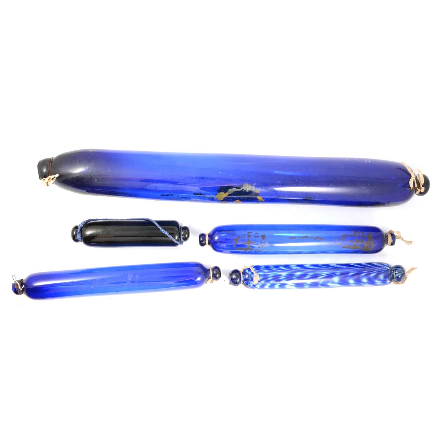 Lot 117 - Collection of five 19th century glass