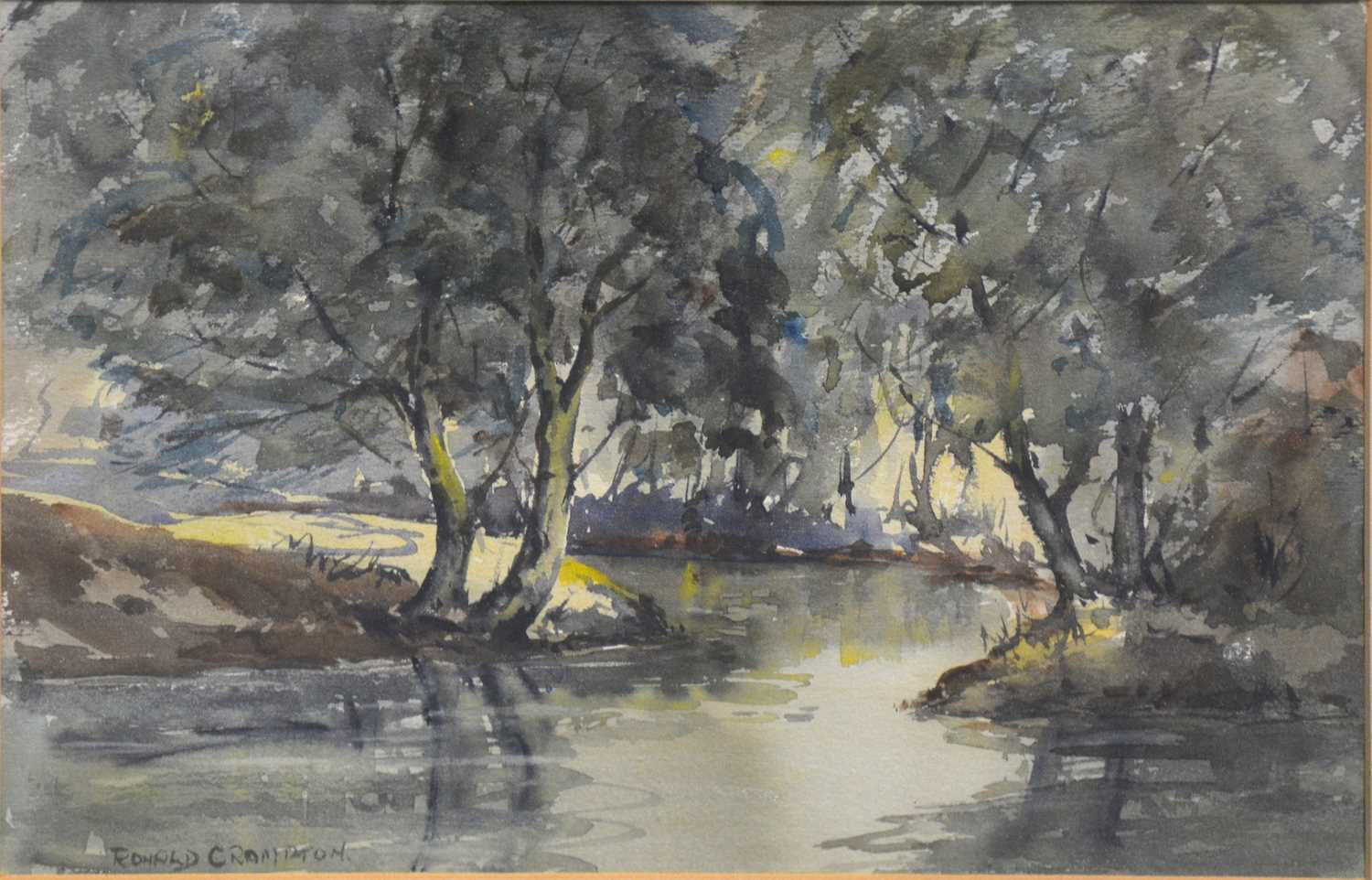 Lot 357 - Ronald Crampton, The Mill Pond - Overy