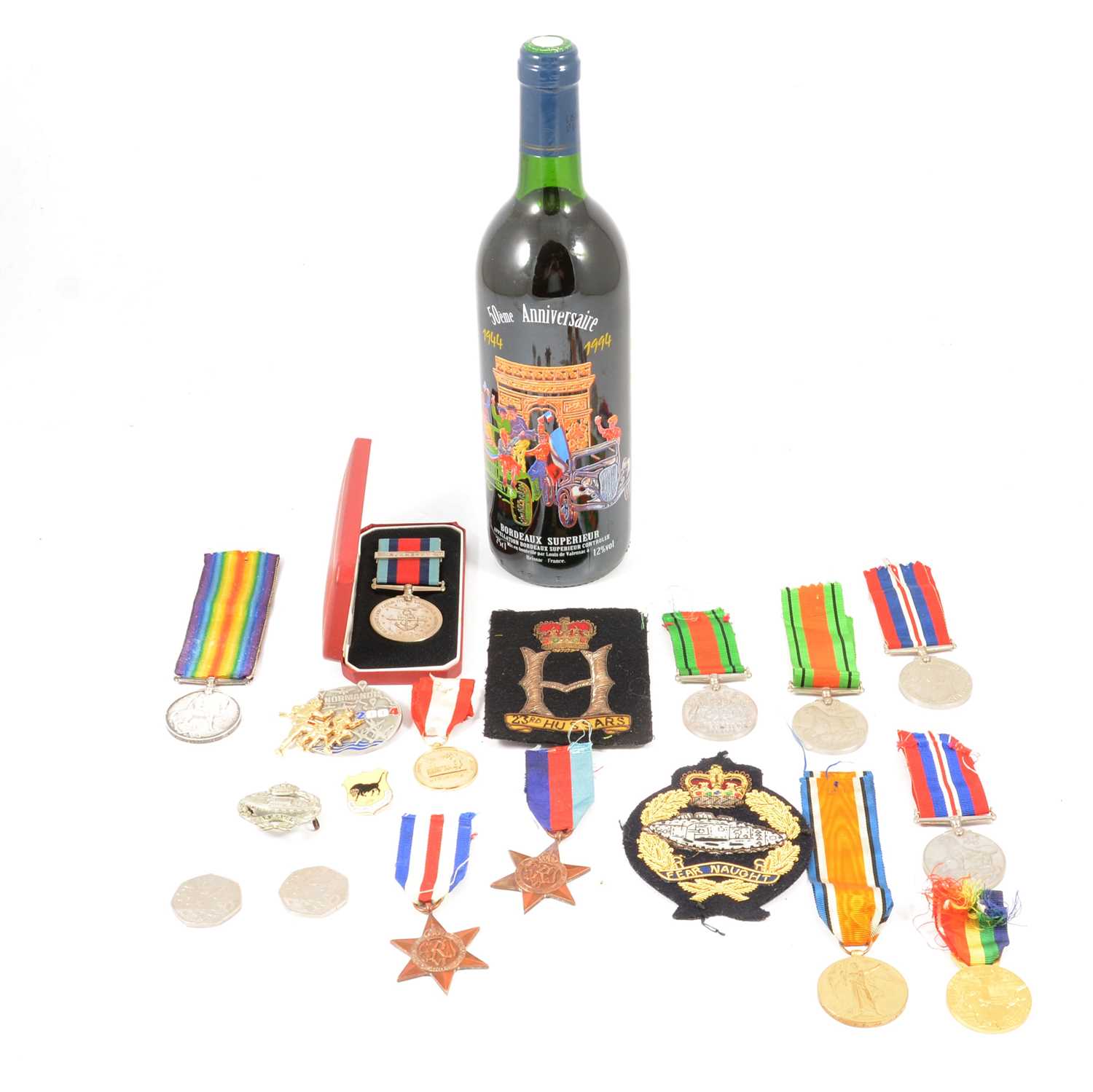 Lot 242 - Collection of WWII medals, D-Day