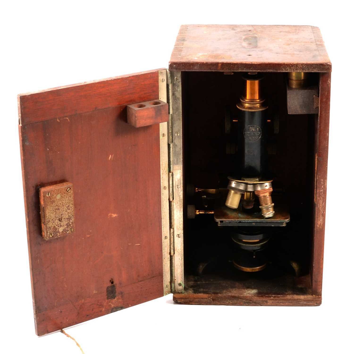 Lot 197 - Lacquered brass student's monocular