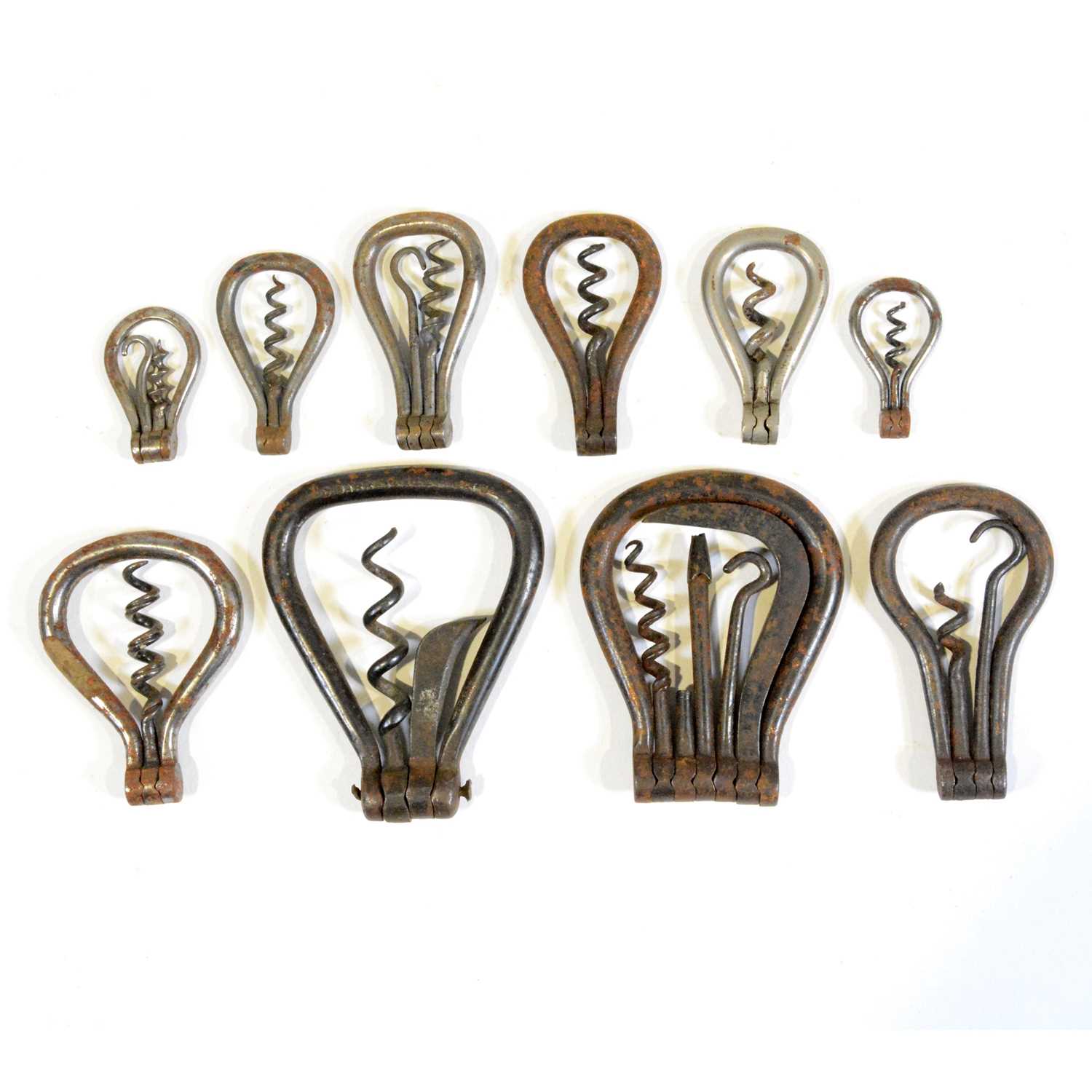 Lot 347 - Barrett folding box combination corkscrew