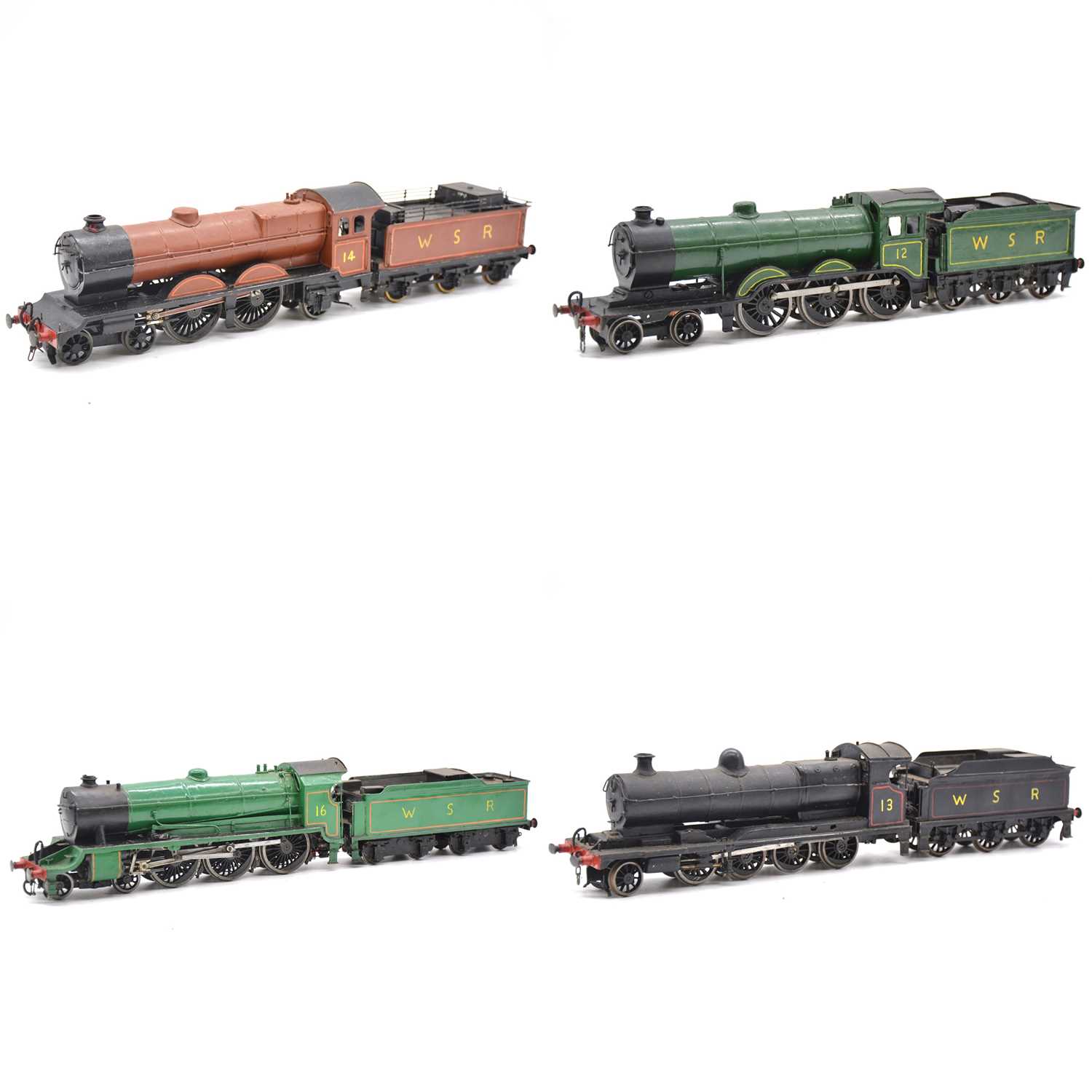 Lot 275 Four Battery Powered Scratch Built O Gauge