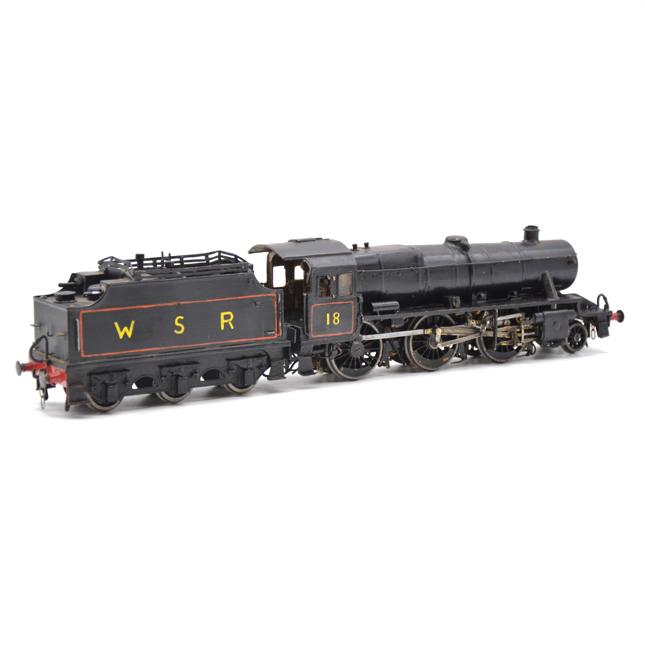 Lot 88 - A scratch-built O gauge locomotive and tender,