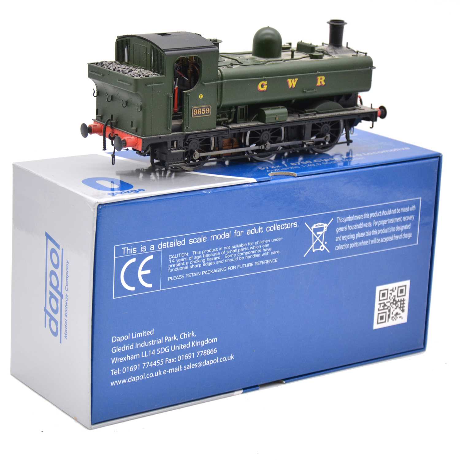 Lot 80 - Dapol O gauge model railway locomotive, Class