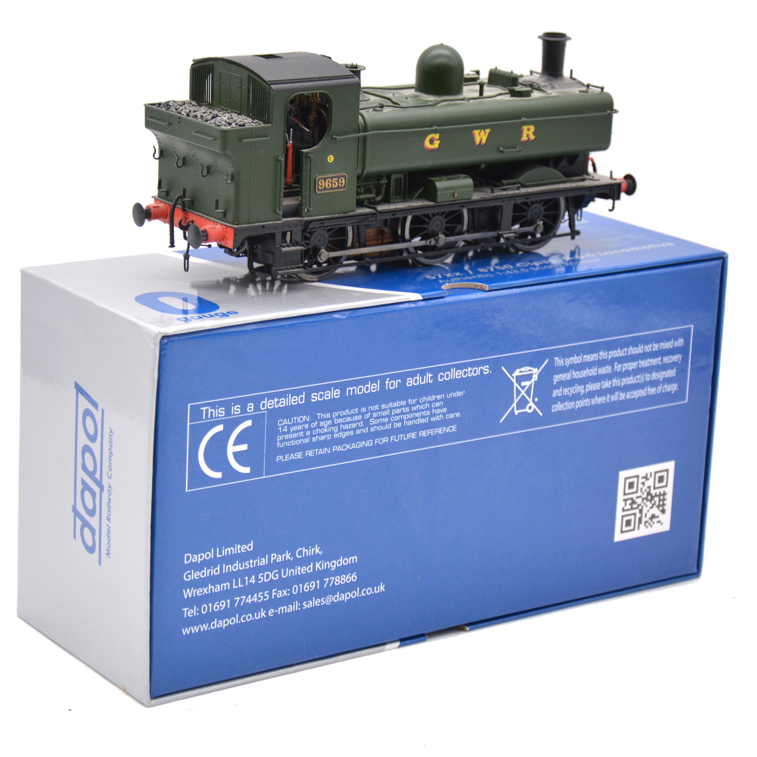 Lot 80 - Dapol O gauge model railway locomotive, Class