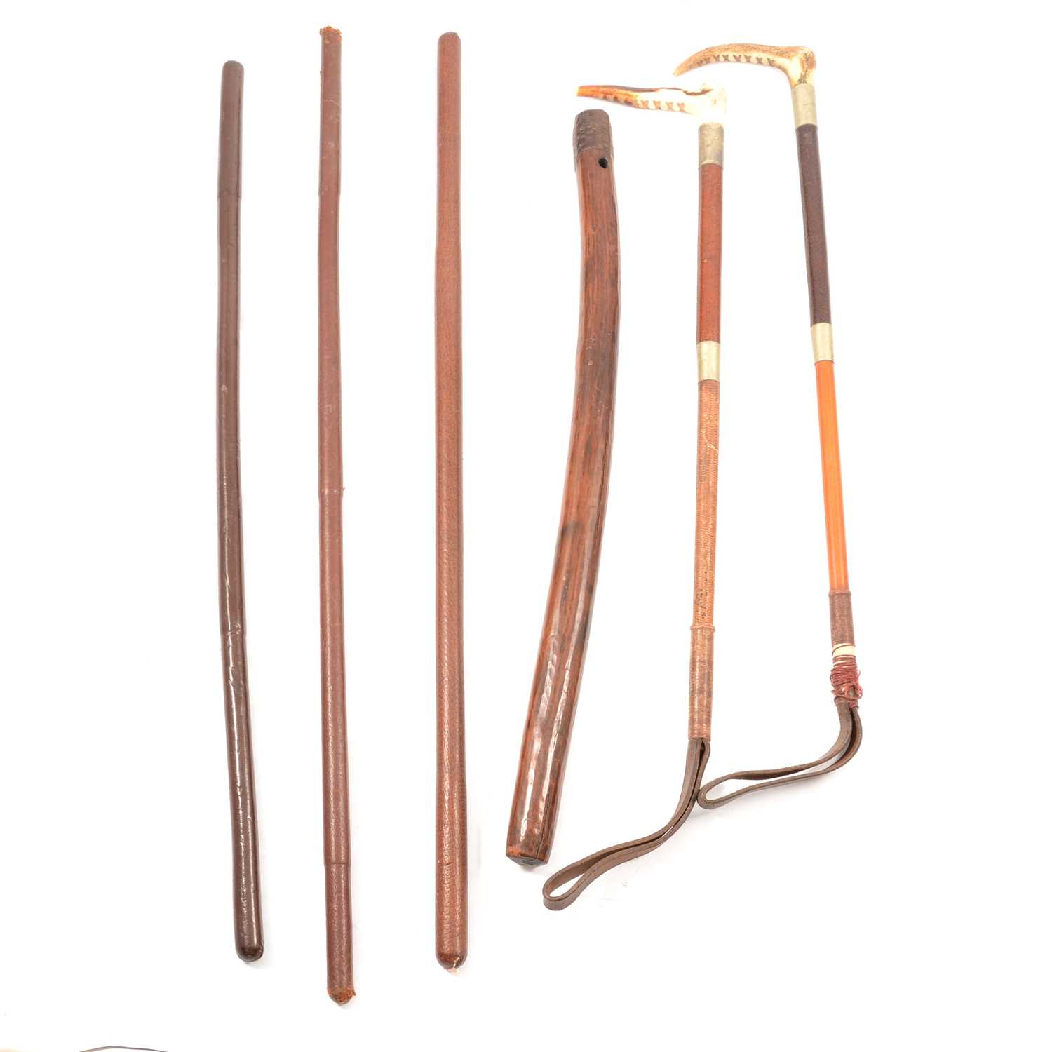 Lot 145 - Quantity of crops, whips, swagger sticks,