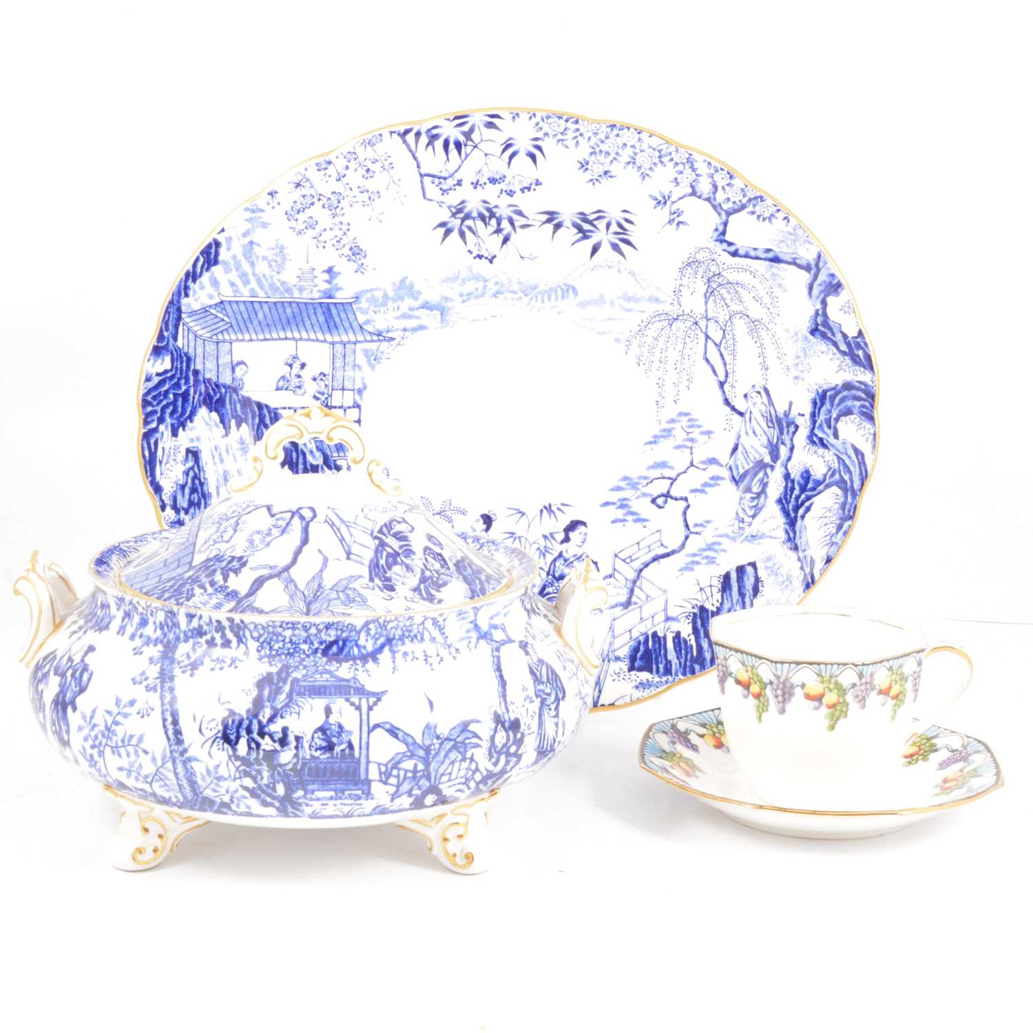 Lot 103 - Royal Crown Derby 'Mikado' pattern part