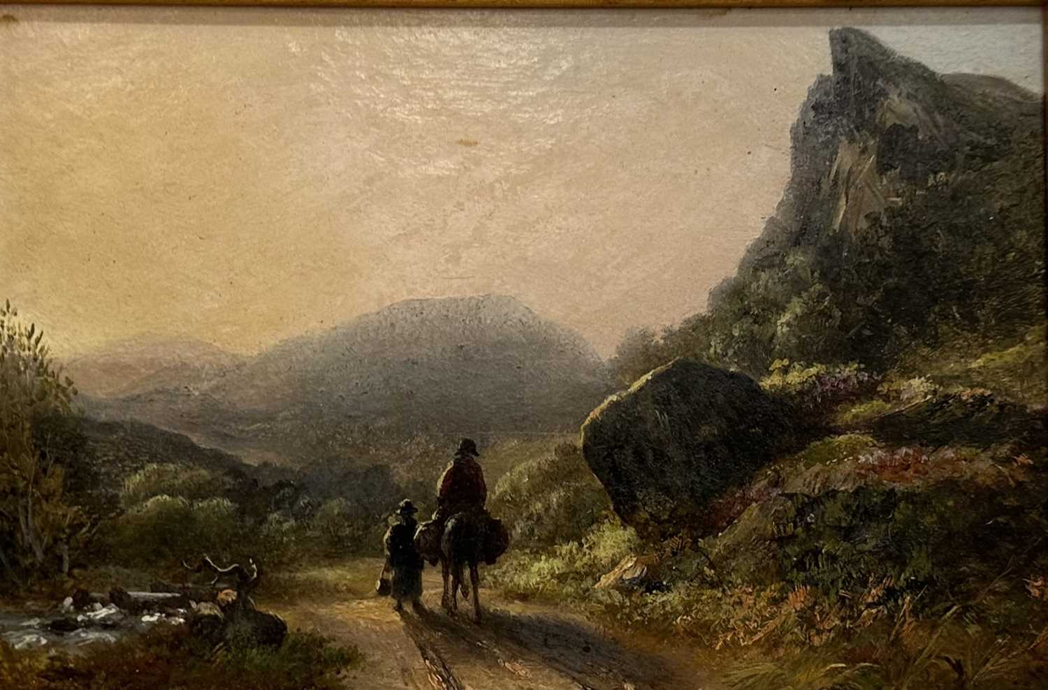 Lot 317 - Follower of Joseph Horlor, Travellers on a