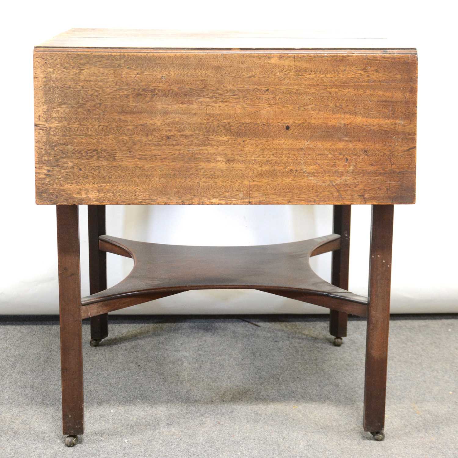 Lot 342 - George III mahogany Pembroke table,