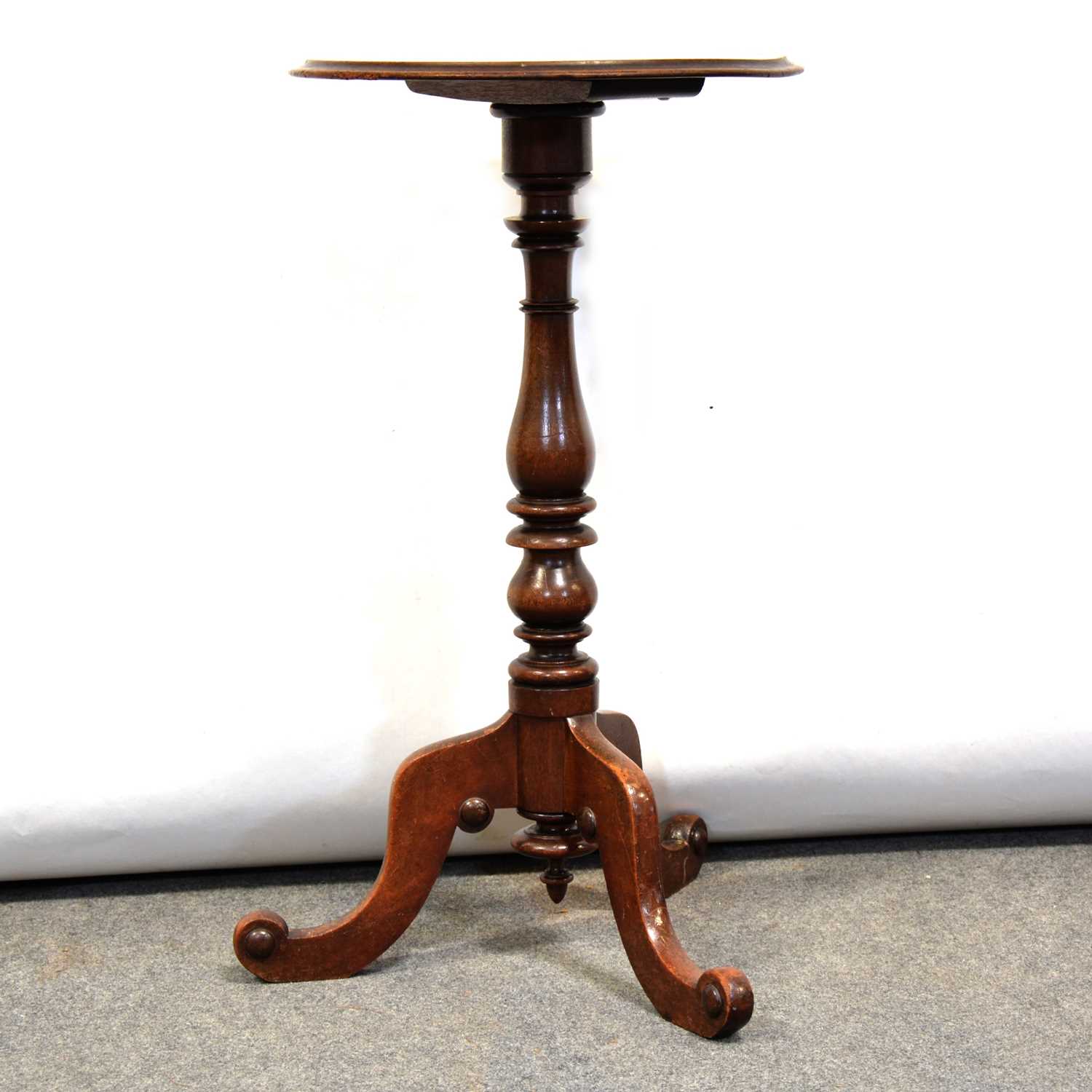 Lot 719 - Victorian walnut wine table,