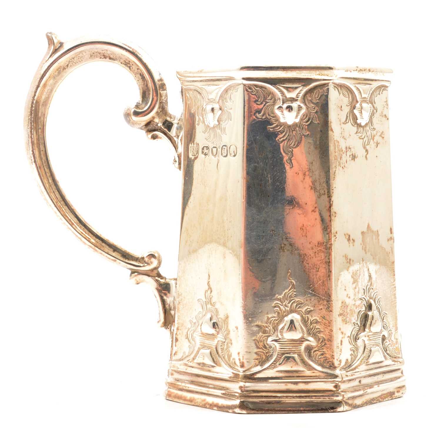 Lot 451 - Victorian silver mug,
