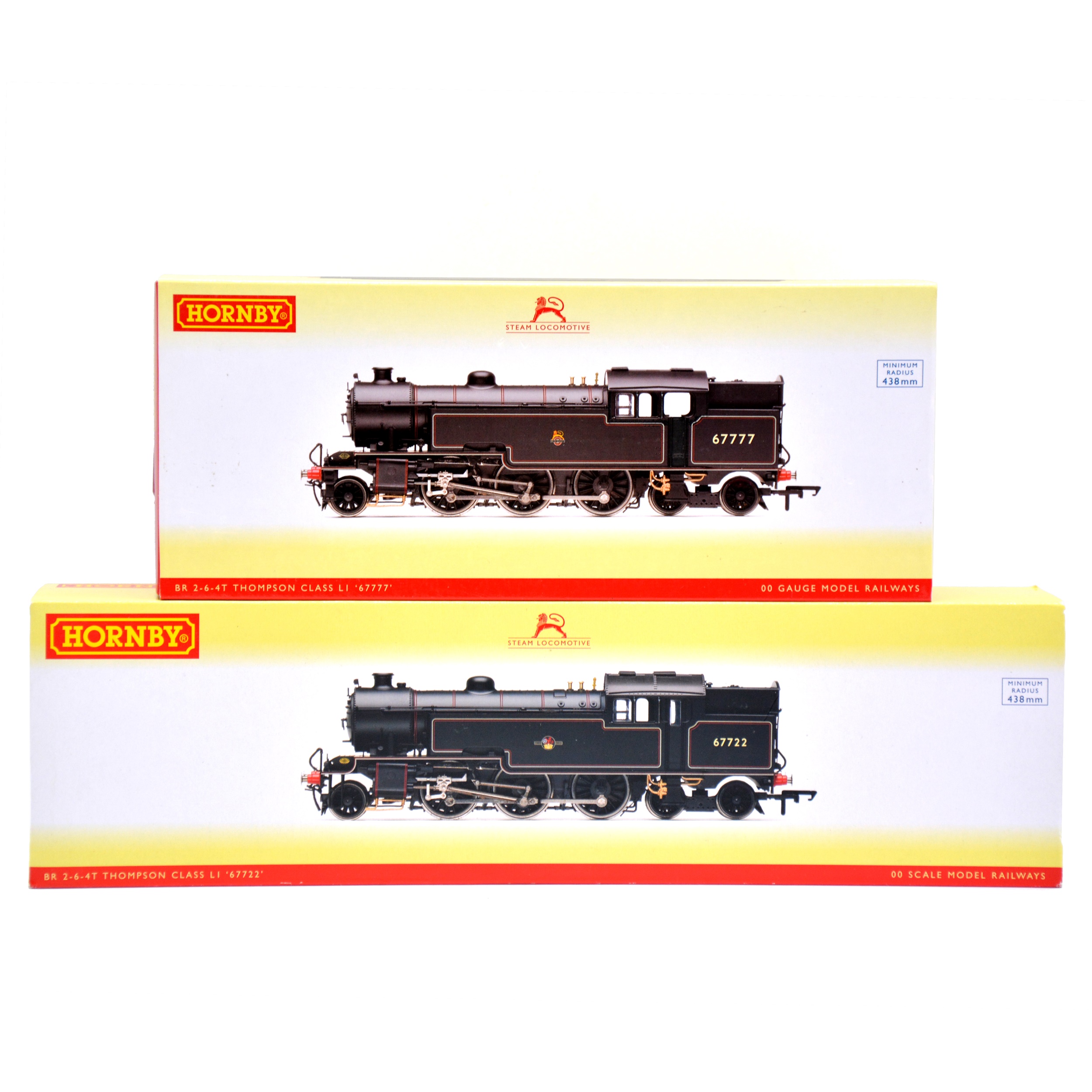 Lot 143 - Two Hornby OO gauge Thompson L1 tank