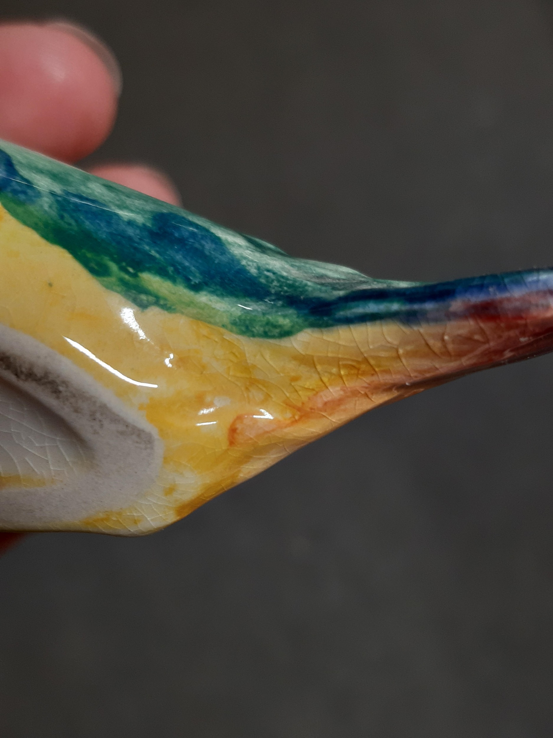 Lot 82 - Set of thee Beswick pottery kingfisher wall