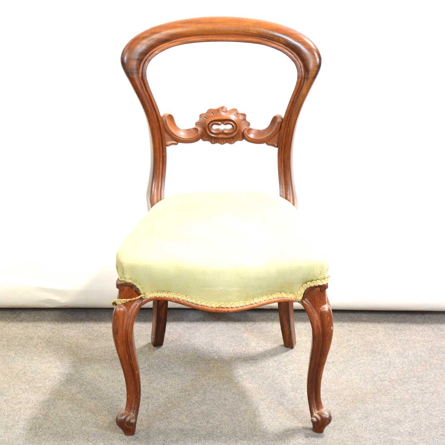 Lot 368 - Victorian elm and ash kitchen elbow chair,