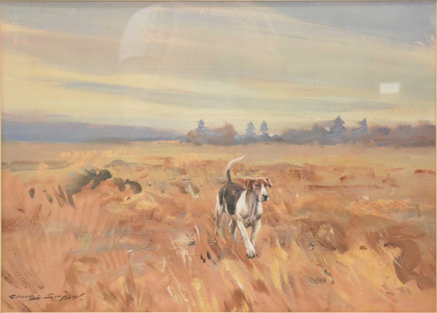 Lot 354 - Charles Walter Simpson, The Hound,