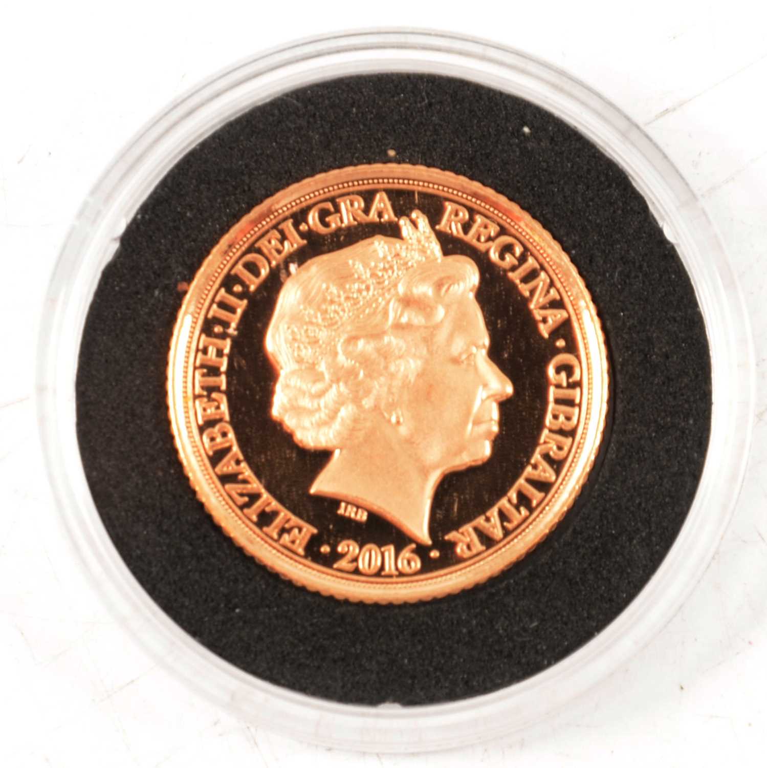 Lot 221 - A Gold Battle of the Atlantic Half-Sovereign,