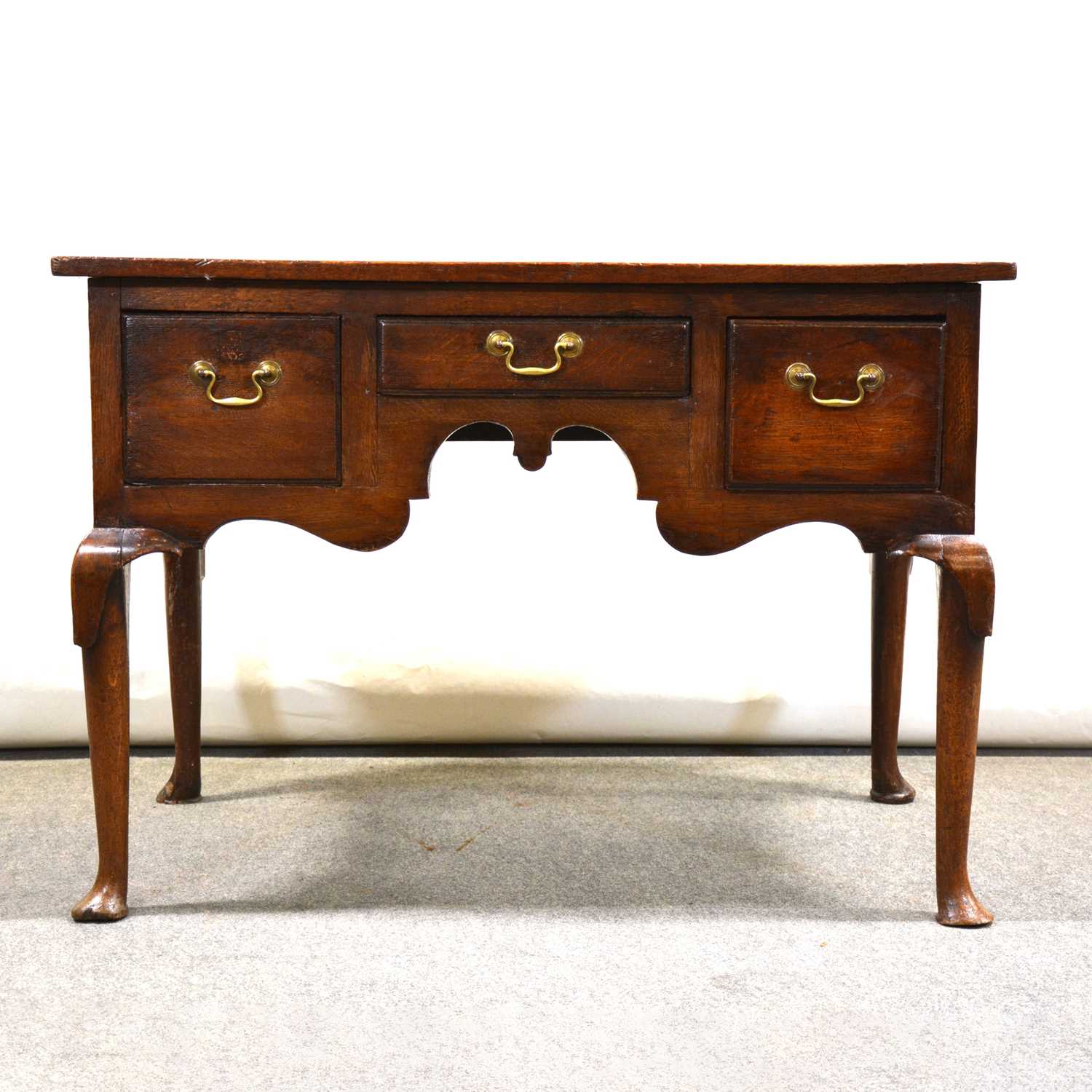 Lot 361 - Victorian oak writing table,