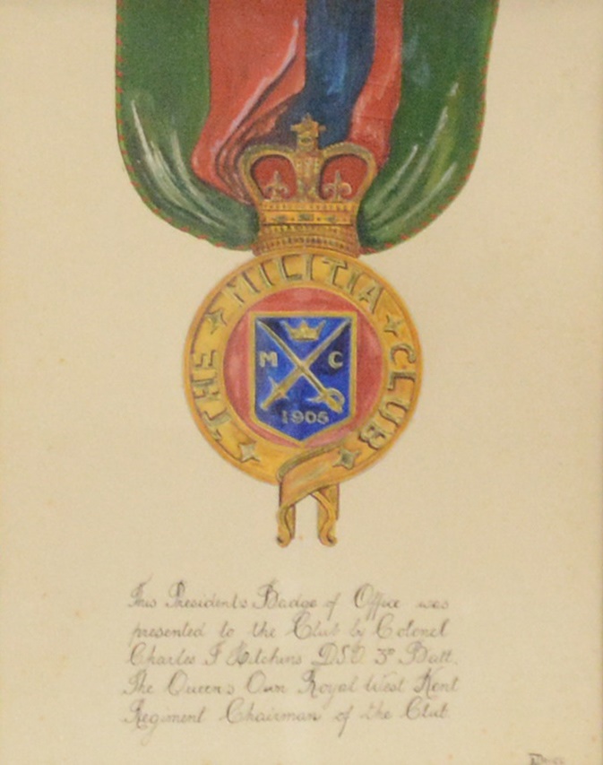 Lot 328 - An heraldic shield, and A Davies, The