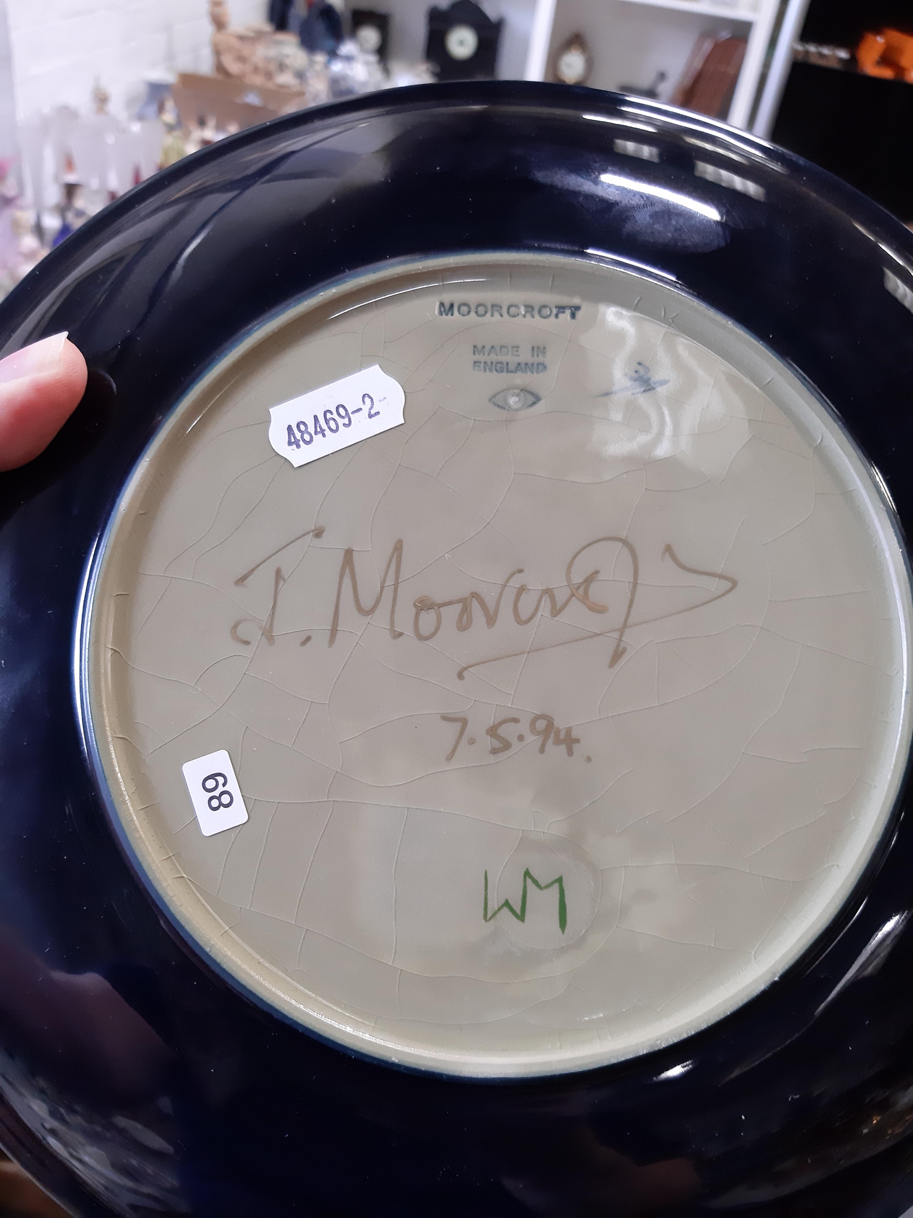 Lot 103 - Moorcroft Pottery, a 'Hypericum' design