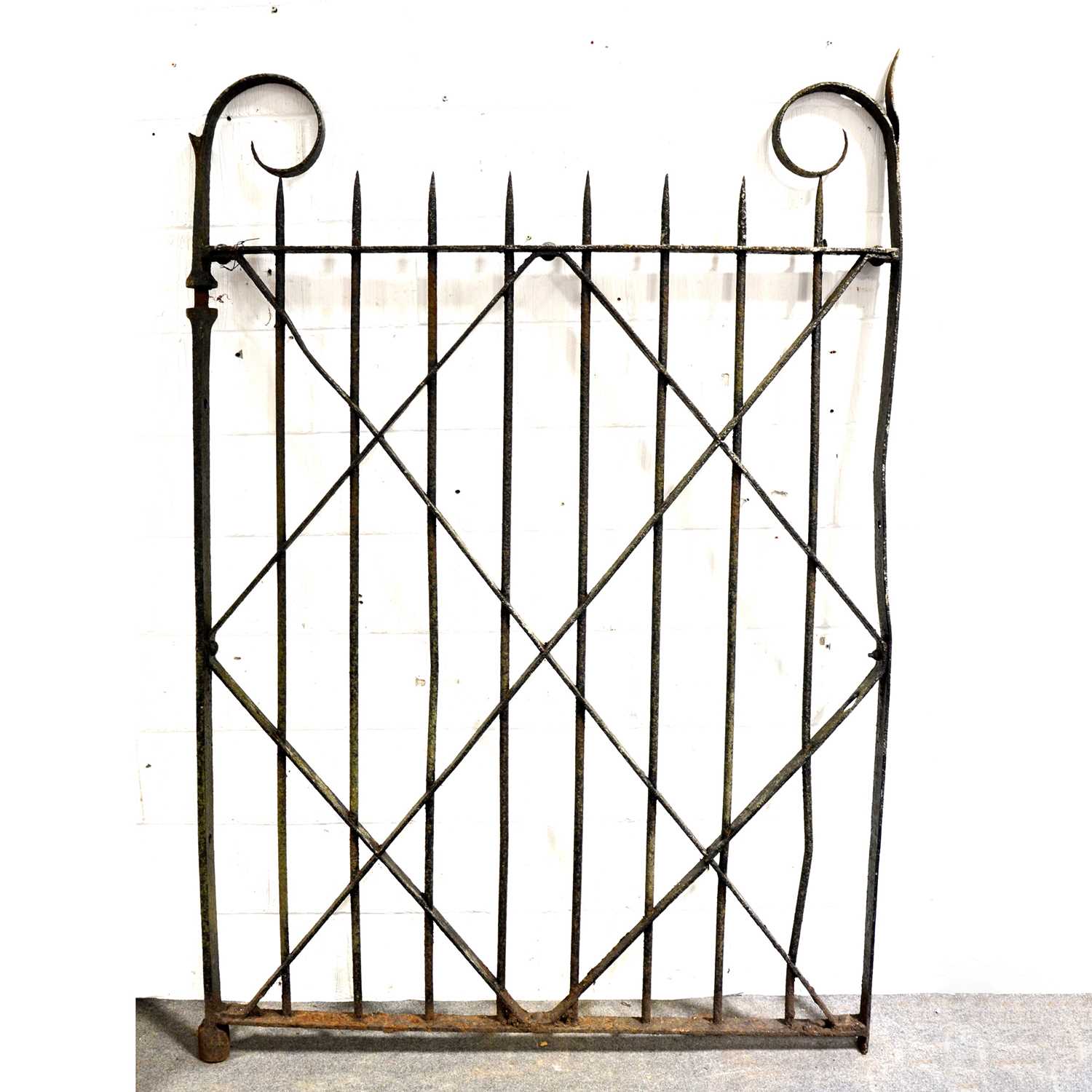 Lot 467 - Large pair of Victorian wrought iron gates