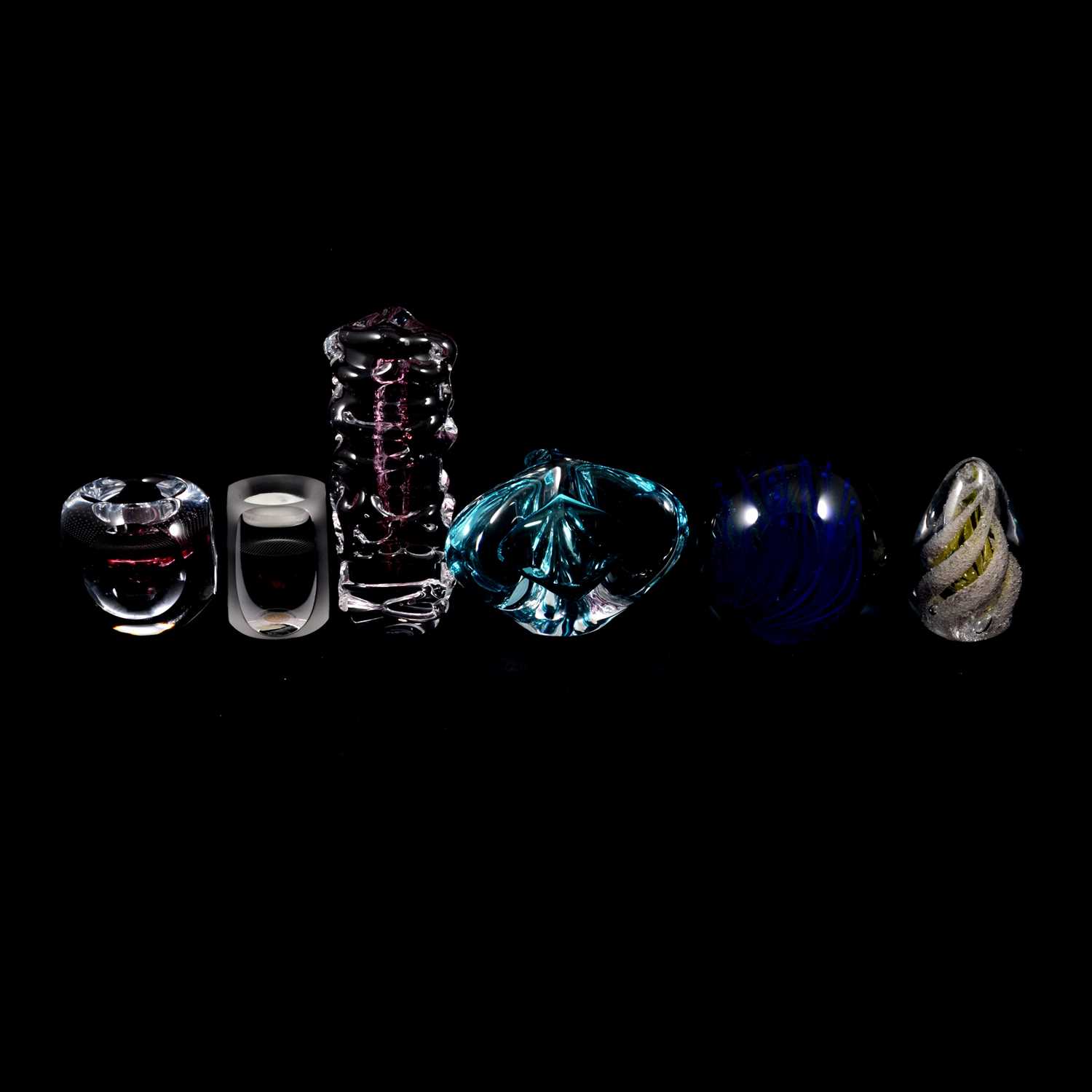 Lot 559 - Svaja Glass, a collection of eight modern