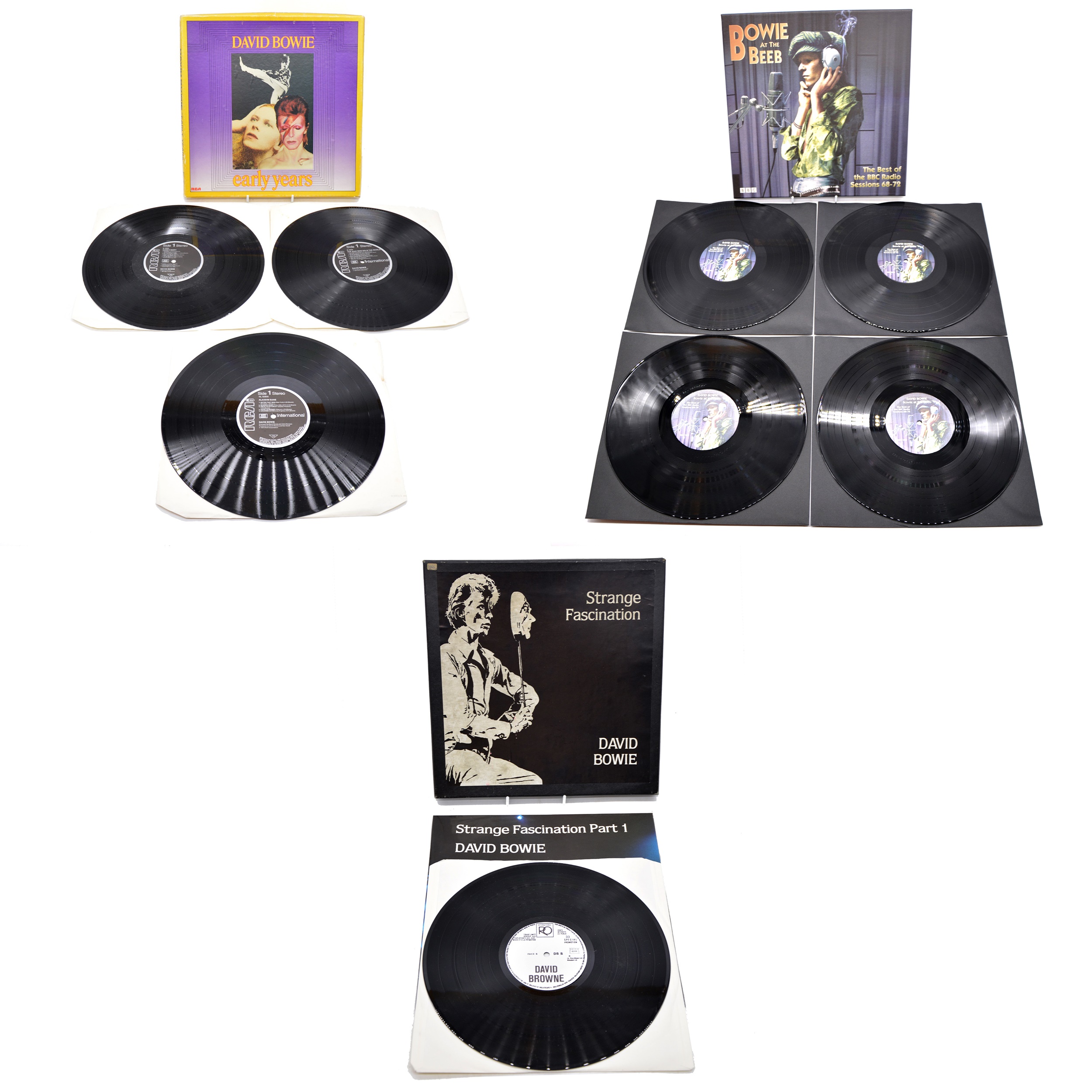Lot 72 - David Bowie LP vinyl box sets, three
