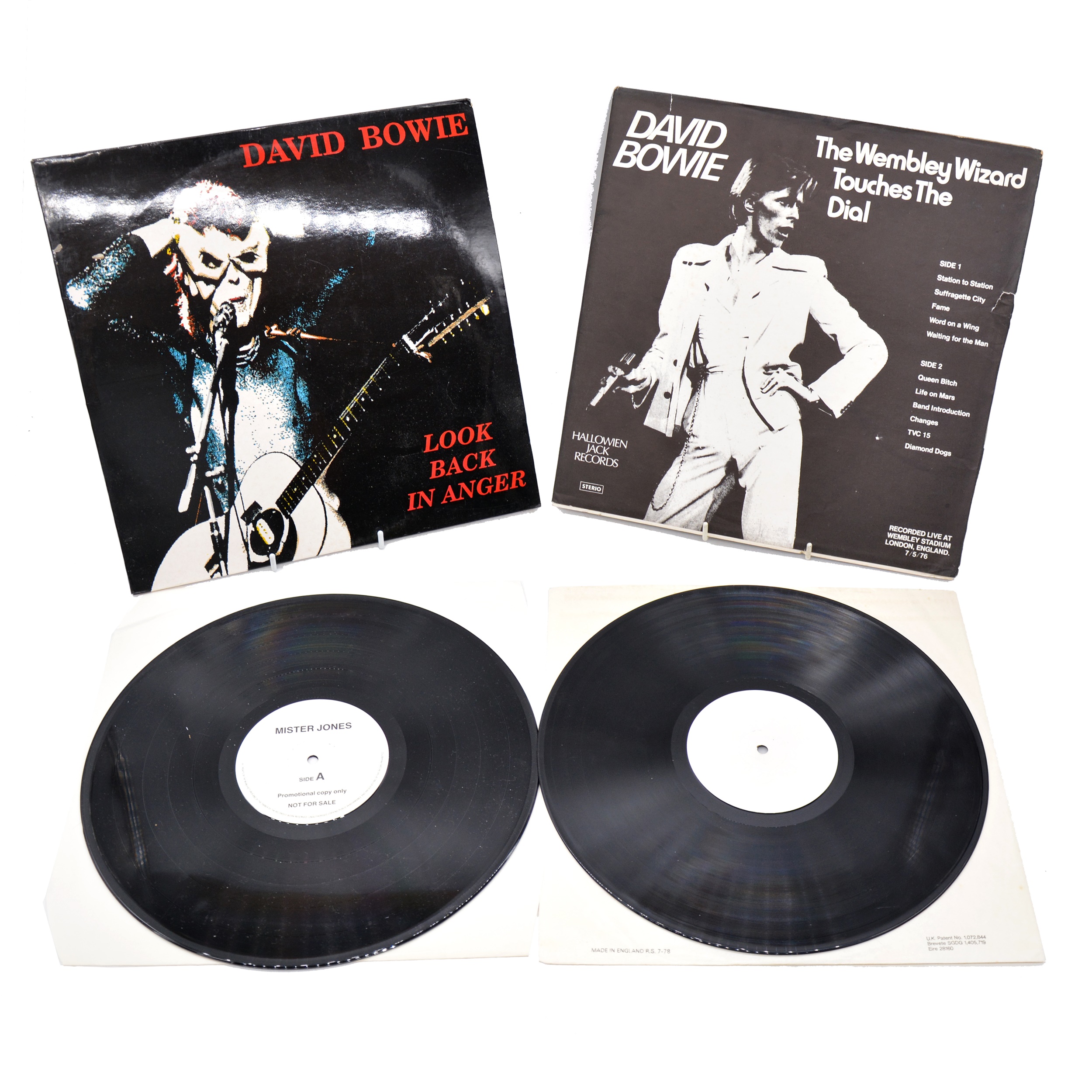 Lot 83 - Three unofficial release David Bowie LP vinyl
