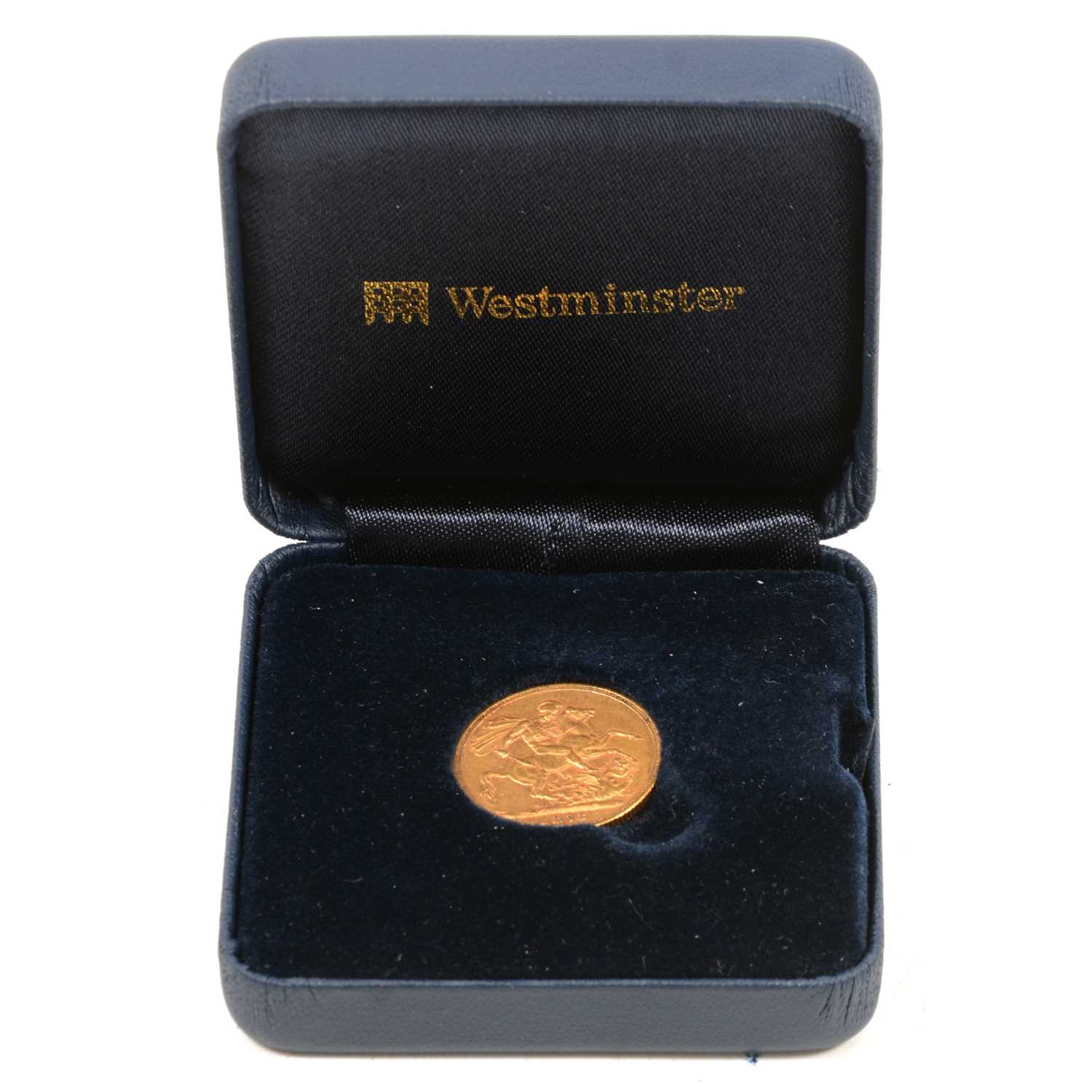 Lot 232 - Victorian gold Sovereign coin,