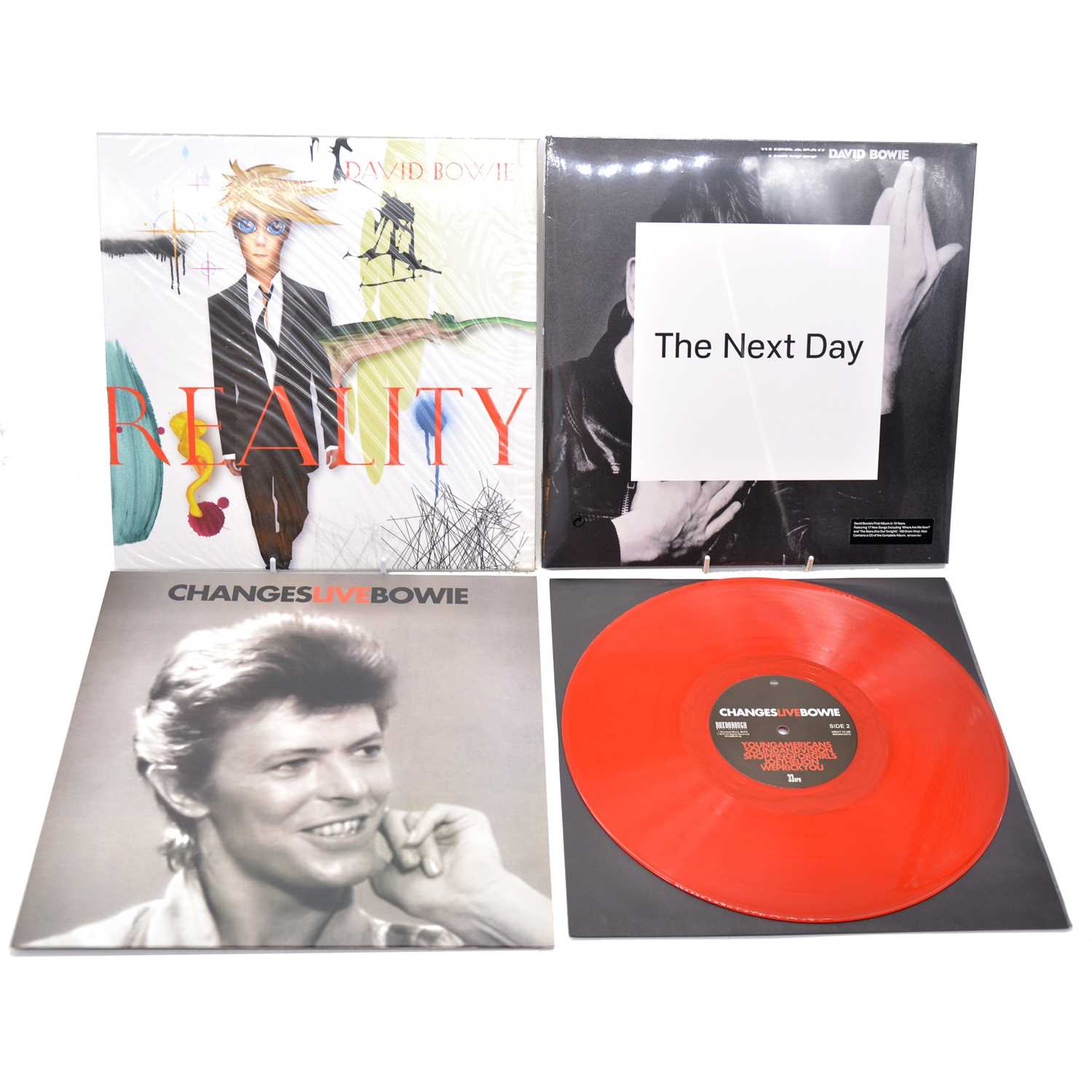 Lot 95 - David Bowie LP vinyl records, five including