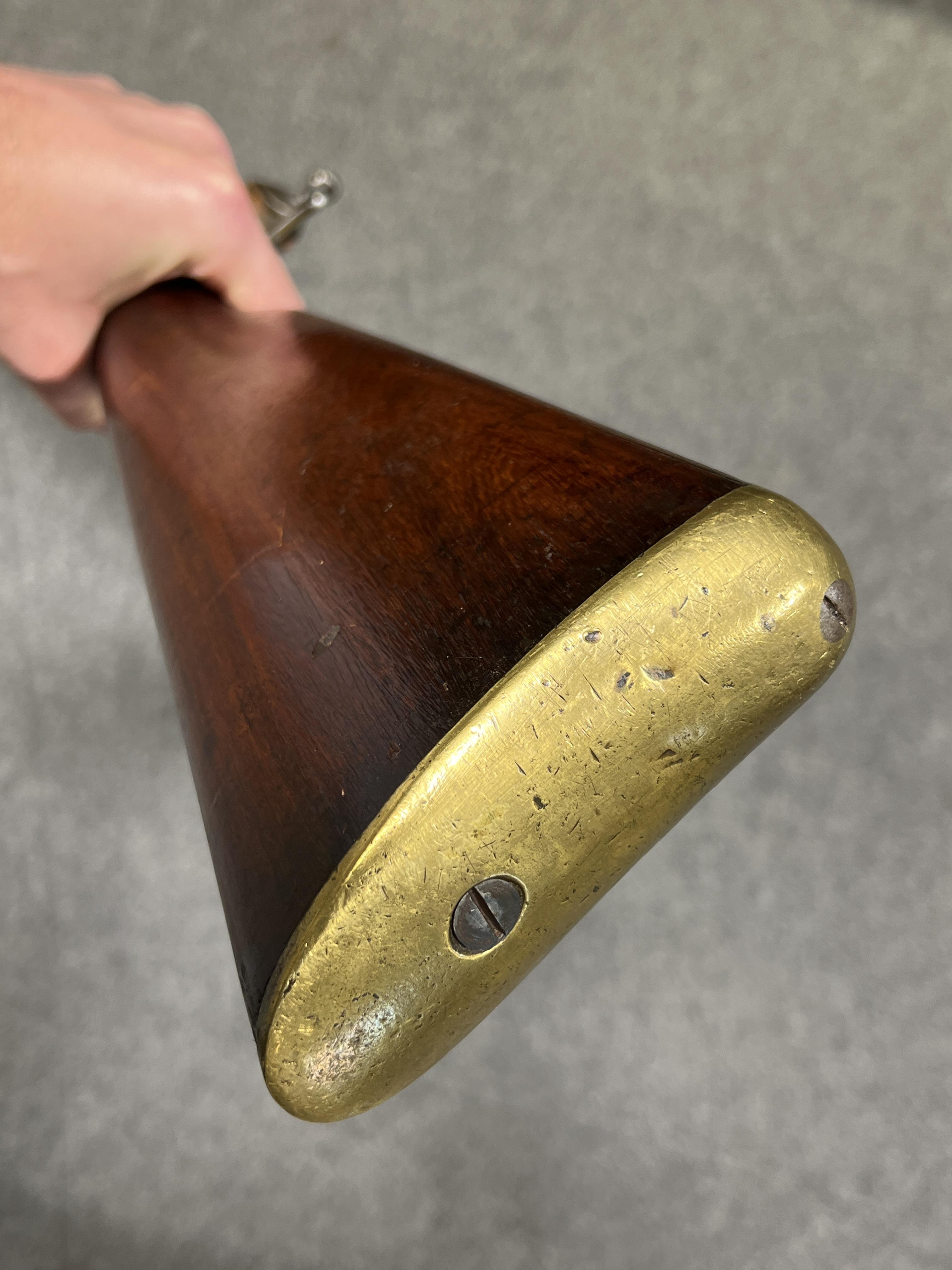 Lot 178 - "Brown Bess" type flintlock musket,