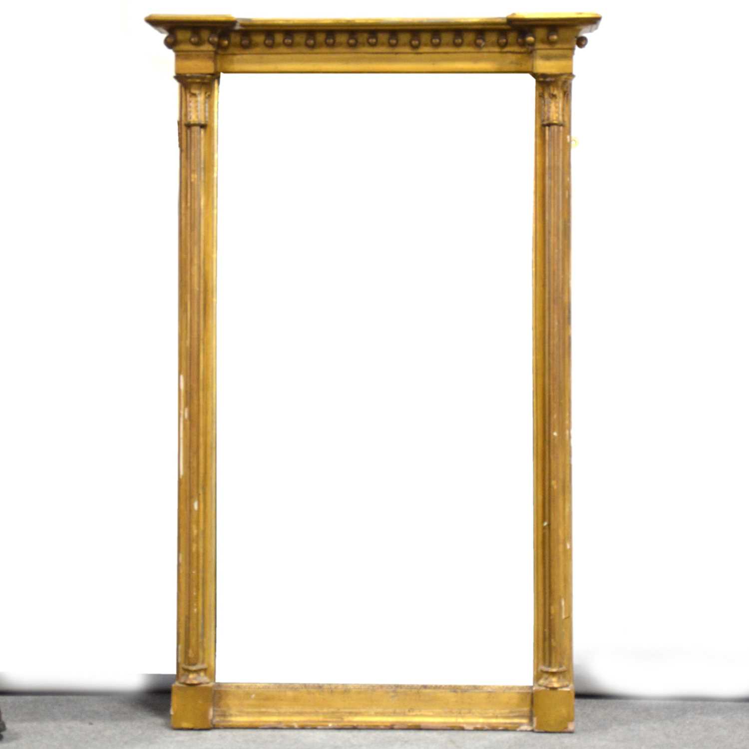 Lot 394 - Regency pier glass,