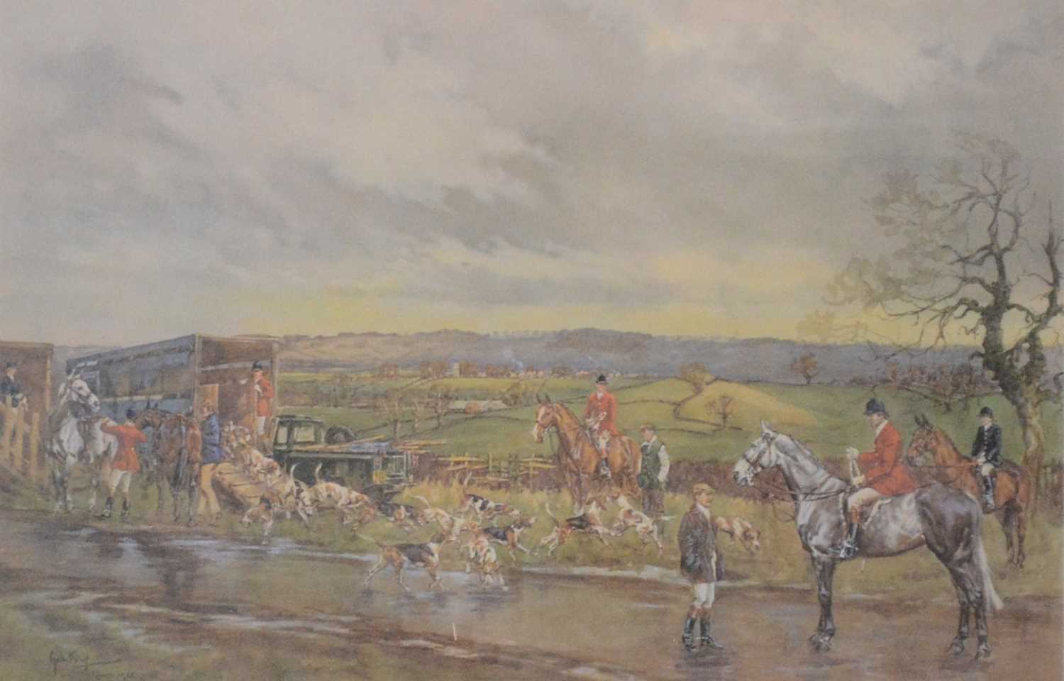 Lot 309 - Four hunting prints, including John King and