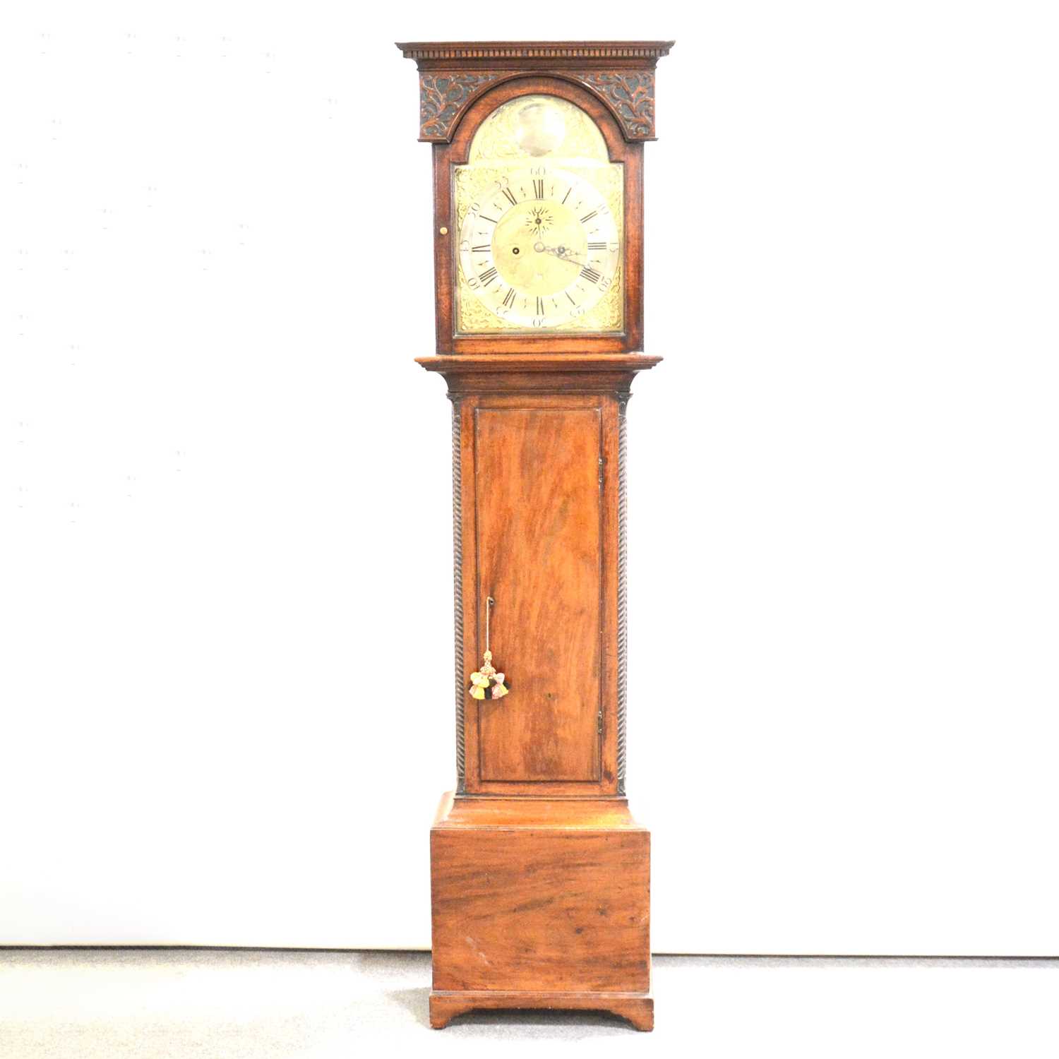 Lot 420 - Scottish mahogany longcase clock, Mitchell,