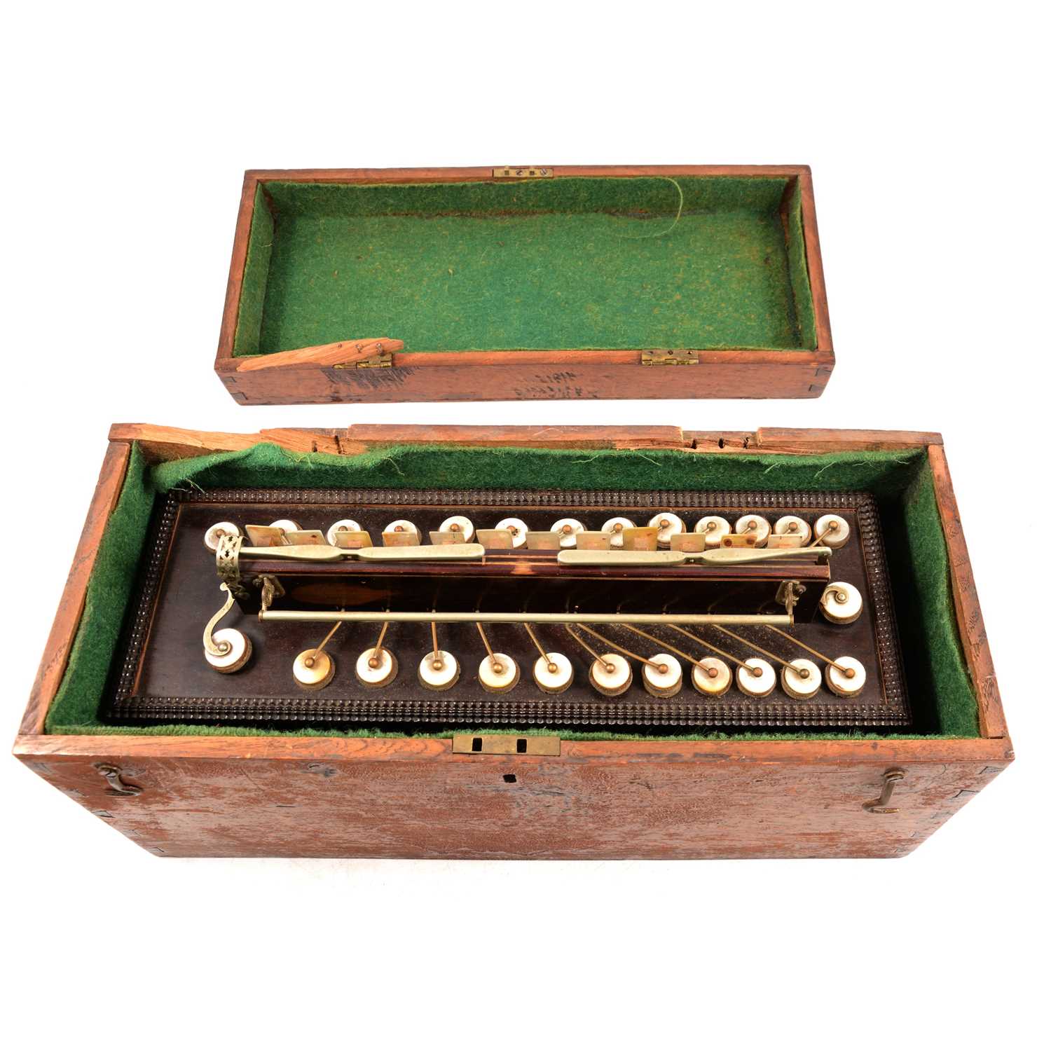 Lot 162 - Victorian rosewood and mother of pearl