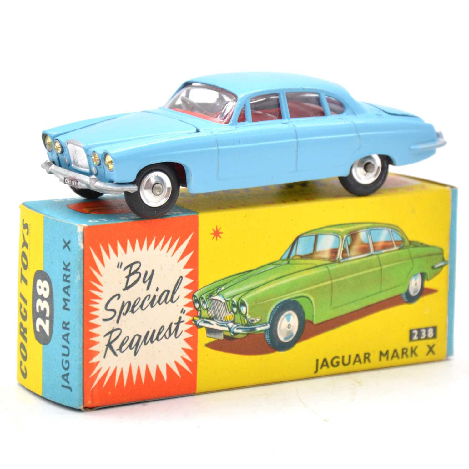 Lot 132 - Corgi Toys model 238 Jaguar Mark X