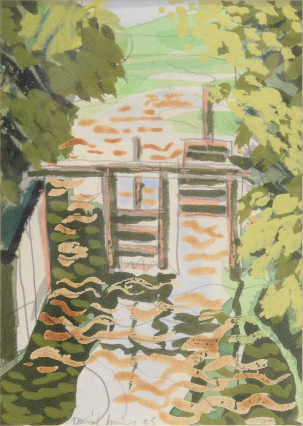 Lot 253 - David Imms, and two other watercolours,