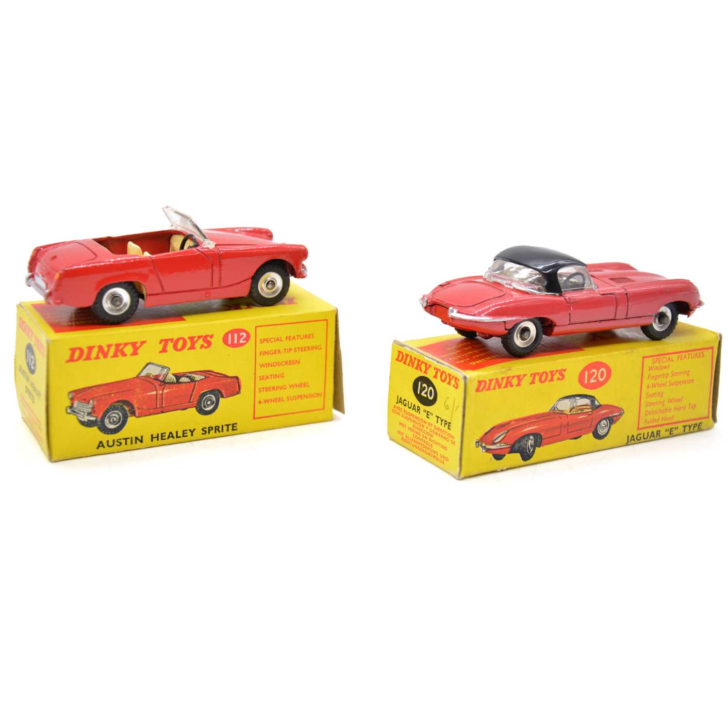 Lot 49 - Two Dinky Toys die-cast models, 112, 120,