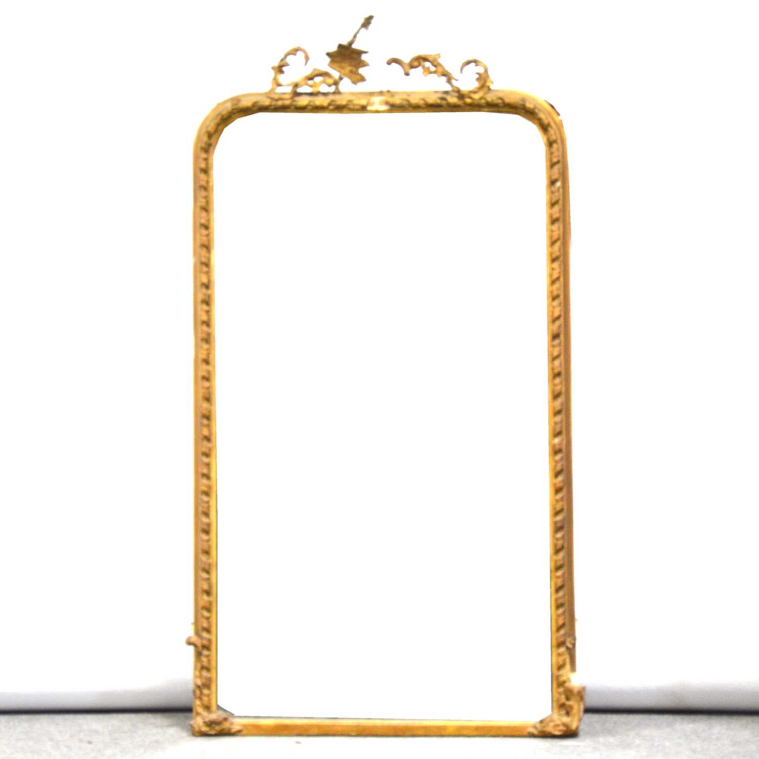 Lot 327 - Victorian pier glass,