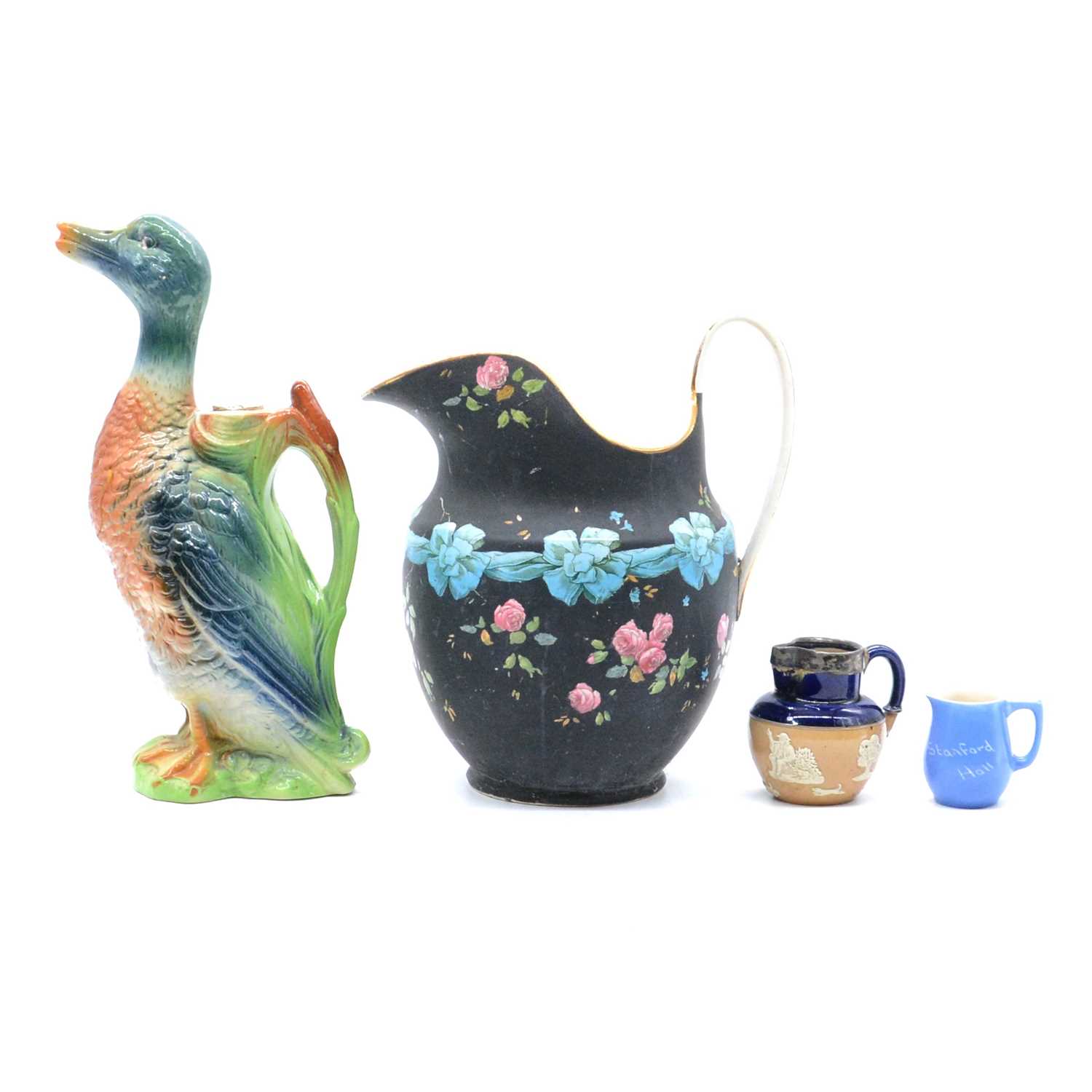Lot 71 - Collection of pottery jugs,