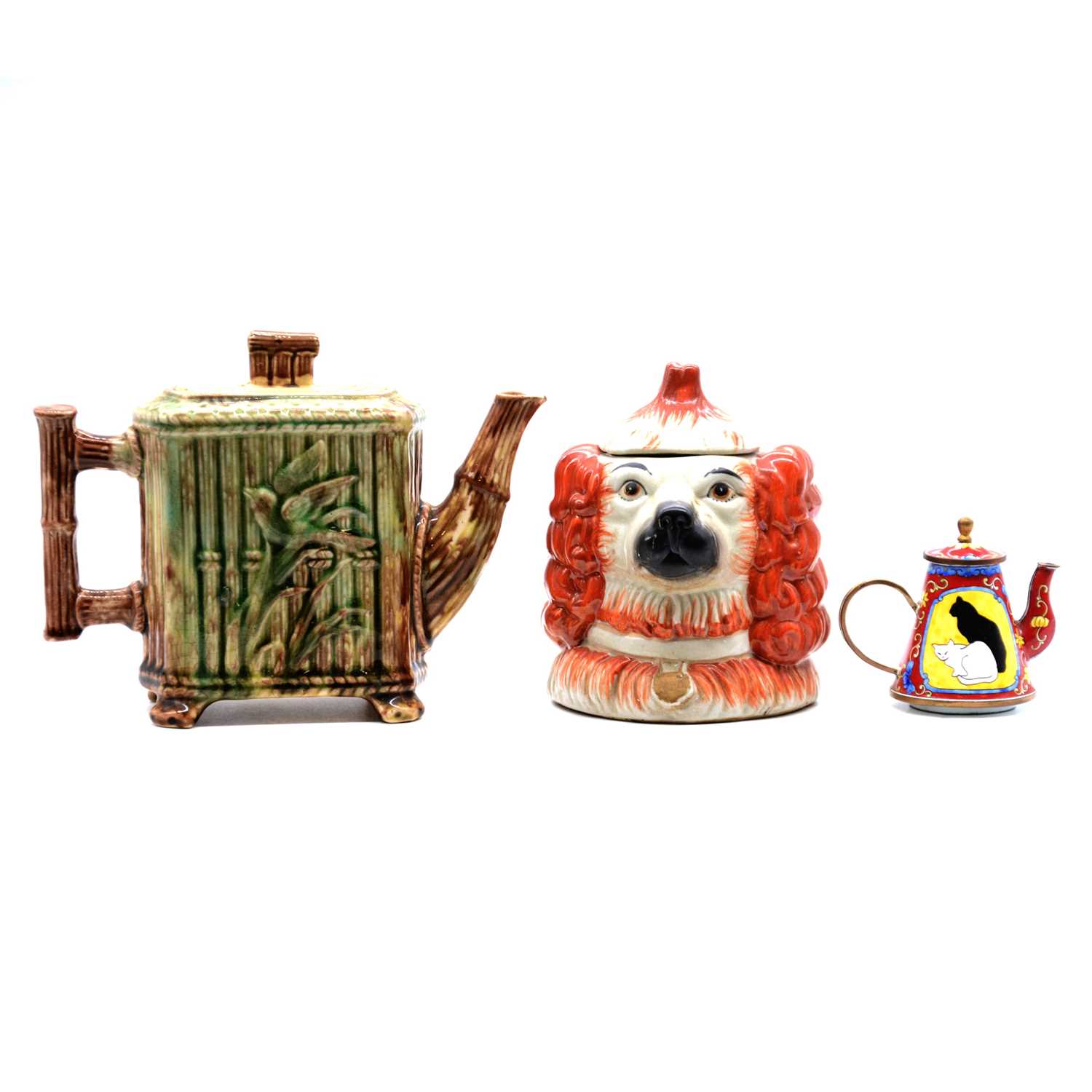 Lot 77 - Collection of ceramic teapots,