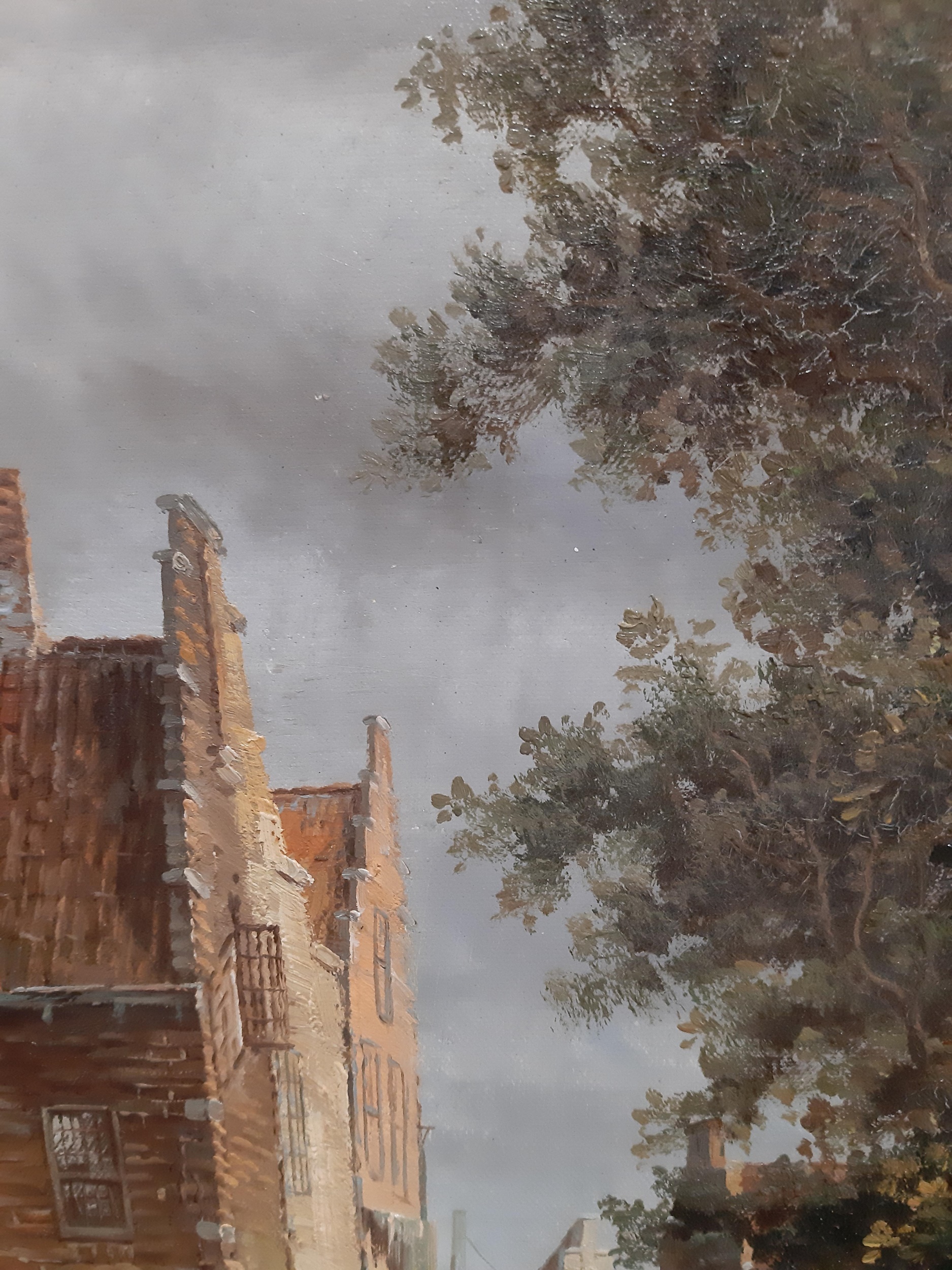 Lot 249 - Contemporary, Dutch street scene,