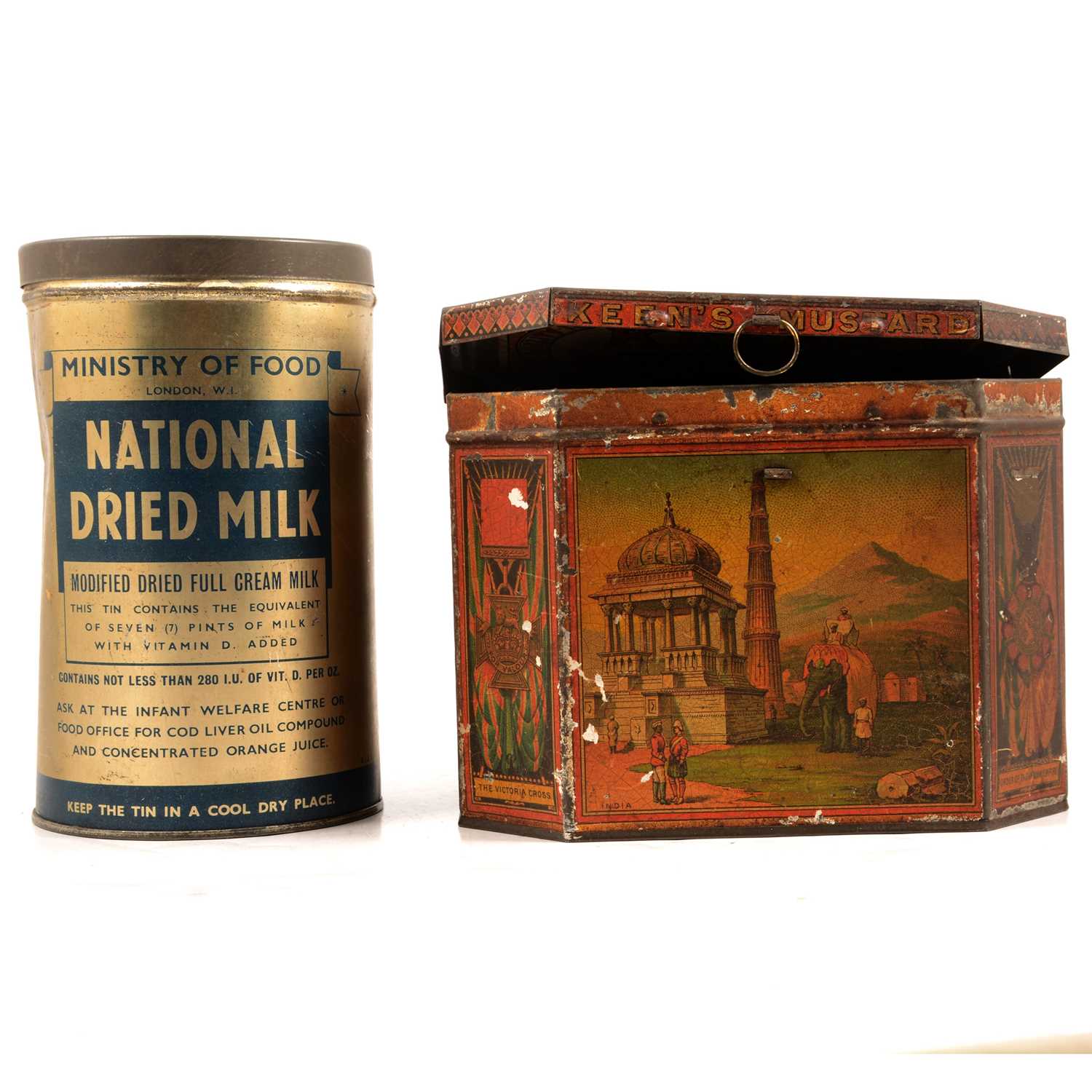 Lot 112 - Collection of advertising tins,