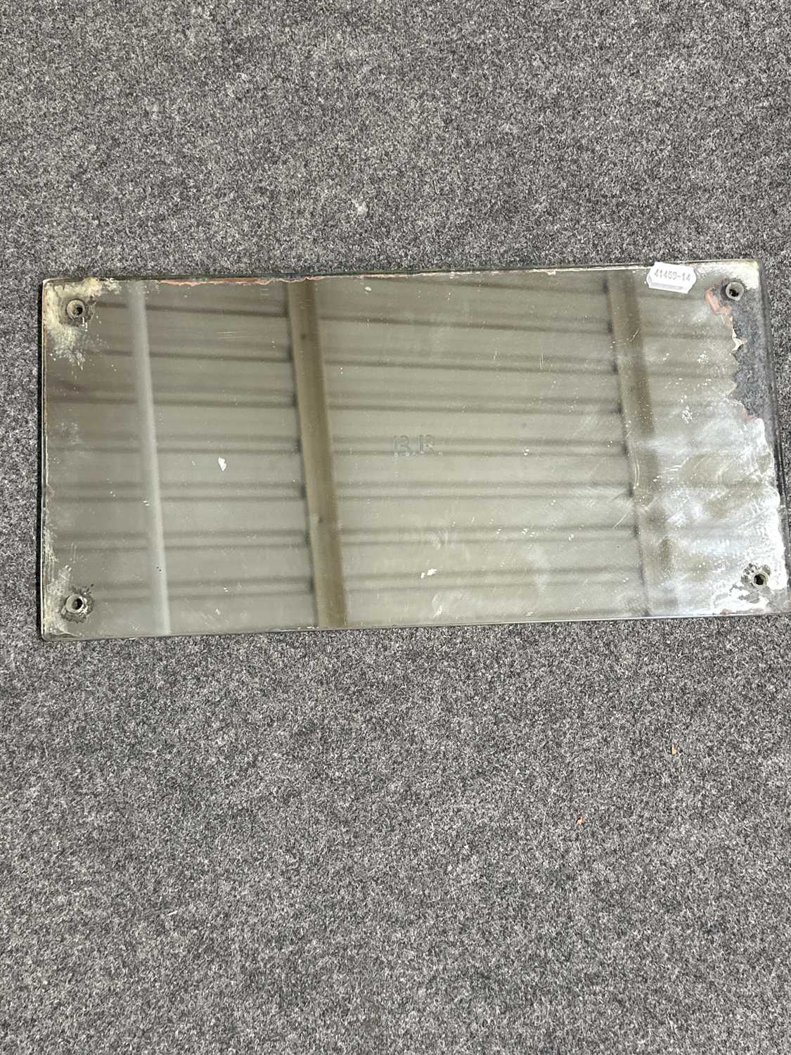 Lot 418 - Four plate glass mirrors, from British Rail
