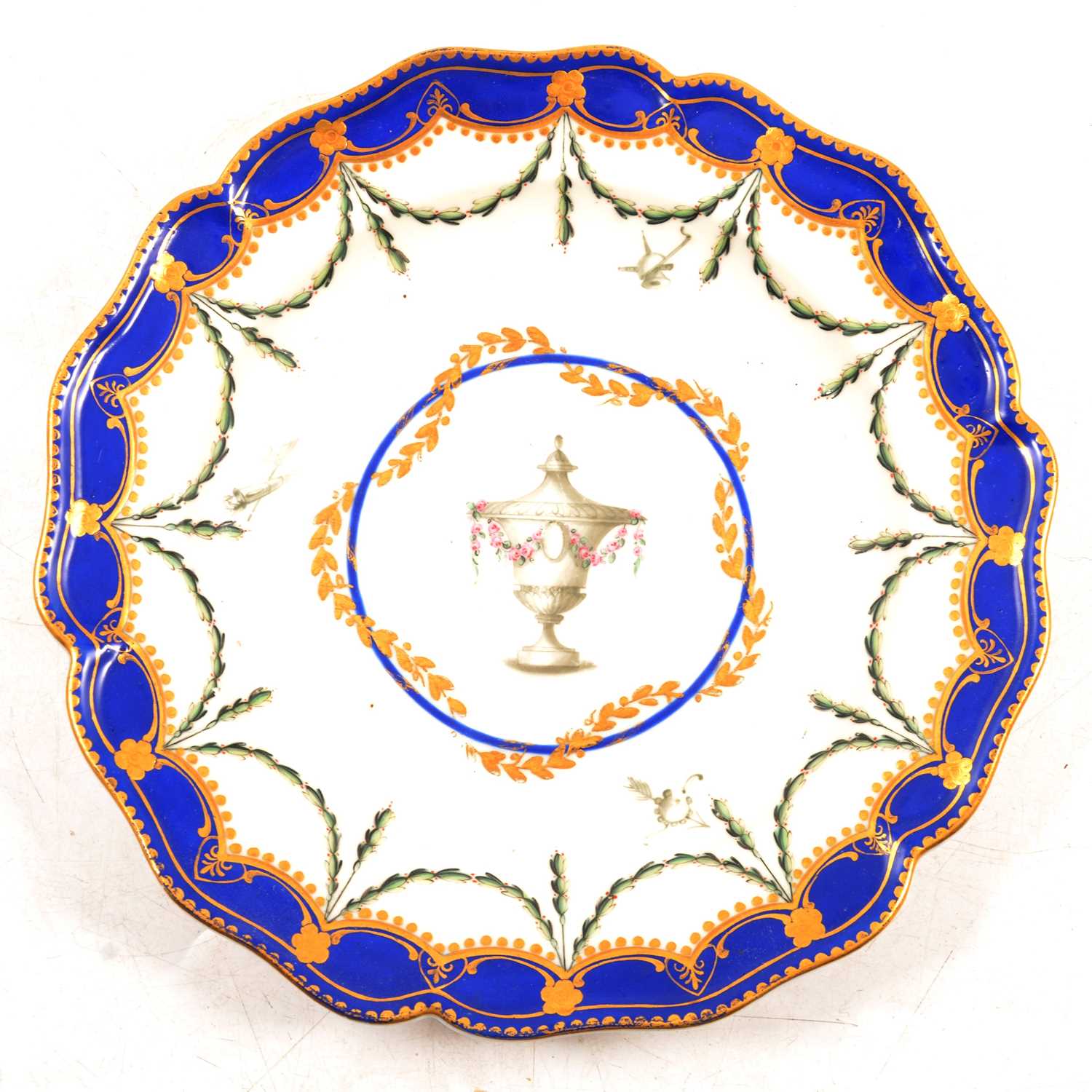 Lot 63 - Chelsea Derby porcelain plate,