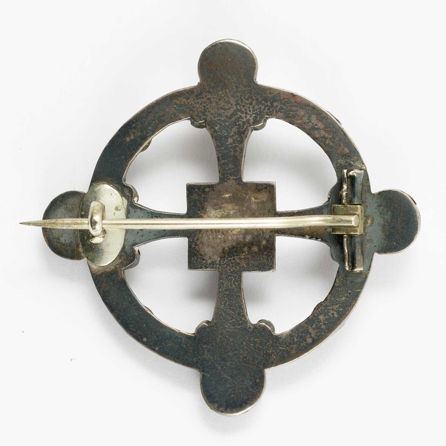 Lot 184 - A Victorian Gothic Revival brooch designed