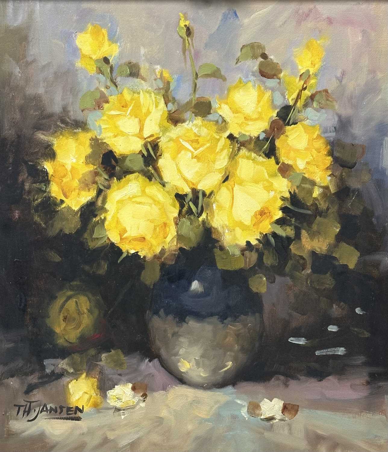 Lot 792 - T H Jansen, Still life,