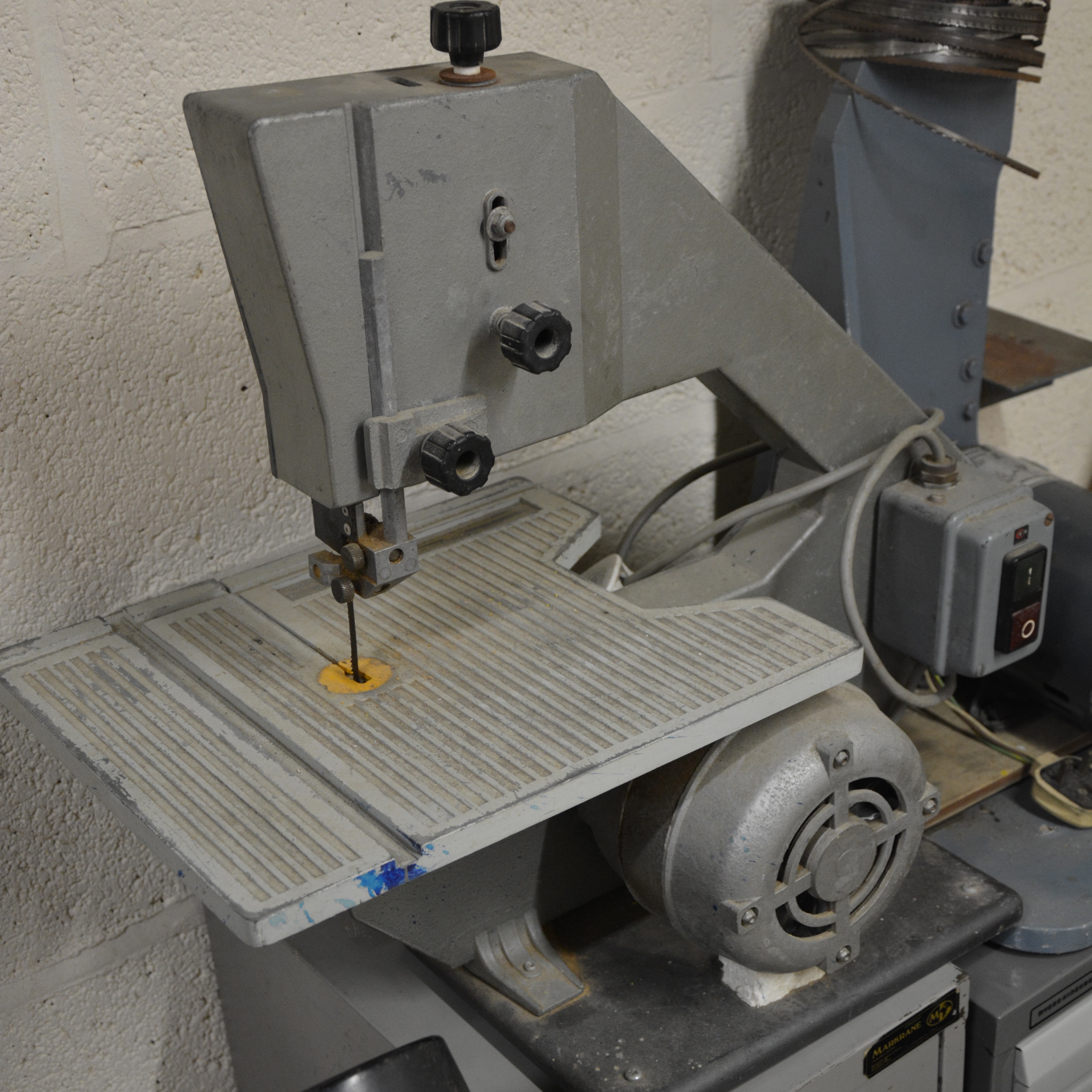 Lot 165 - Powerline Bandsaw model K1, and a General