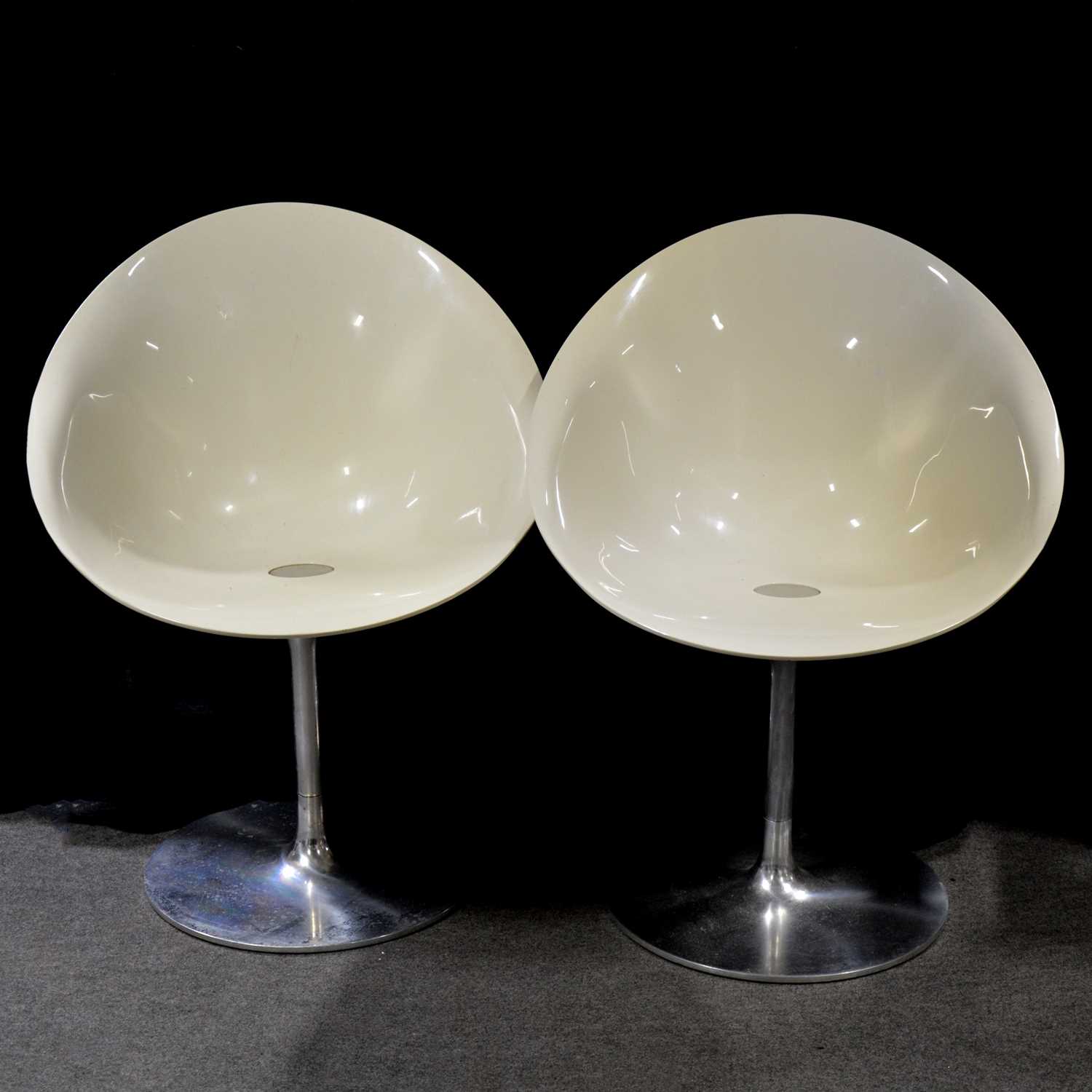 Lot 524 - A set of four 'EroS' swivel chairs, designed